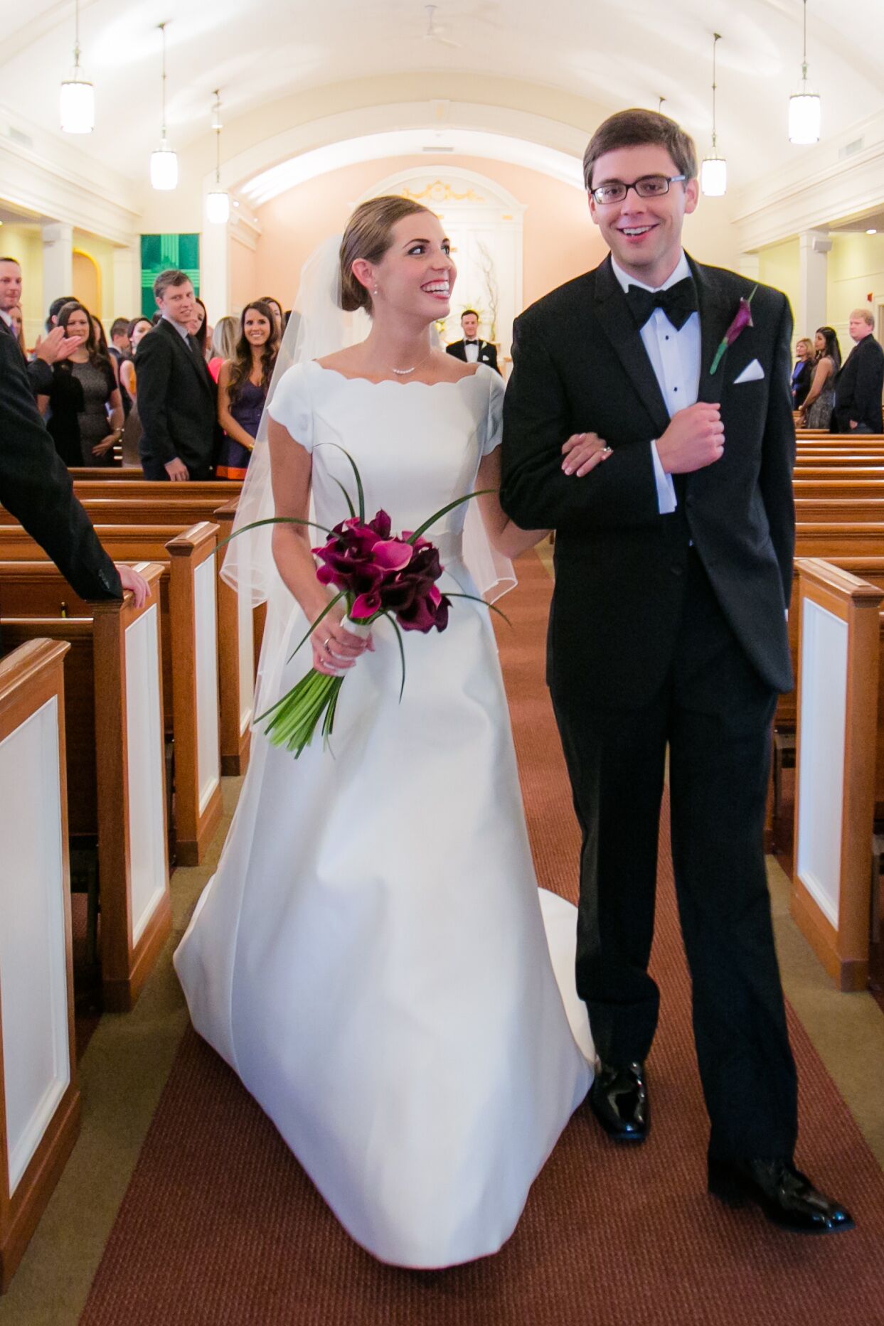 Our Lady of Victory Church Wedding Ceremony Recession
