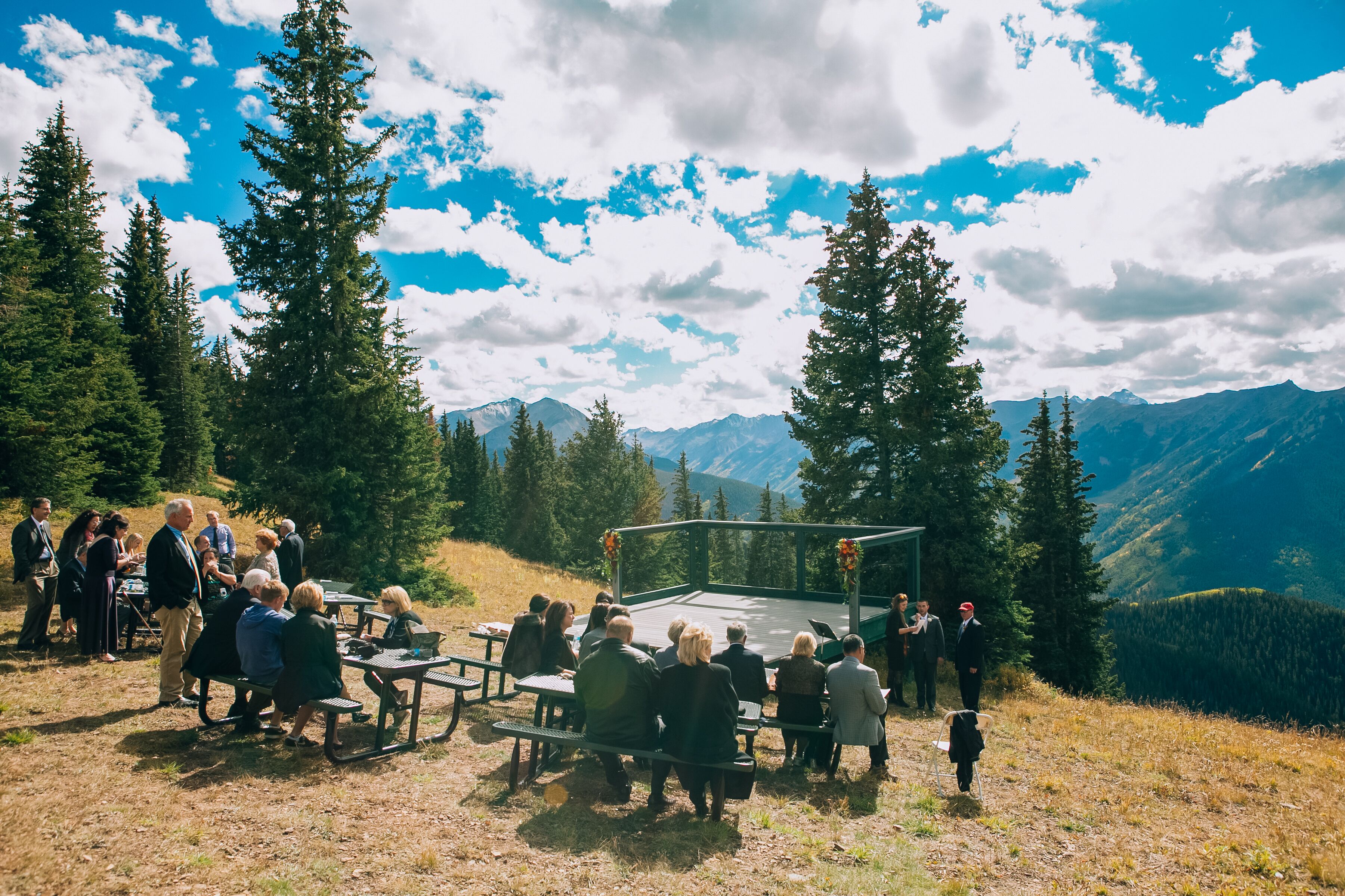 Aspen Mountain Outdoor Wedding Ceremony