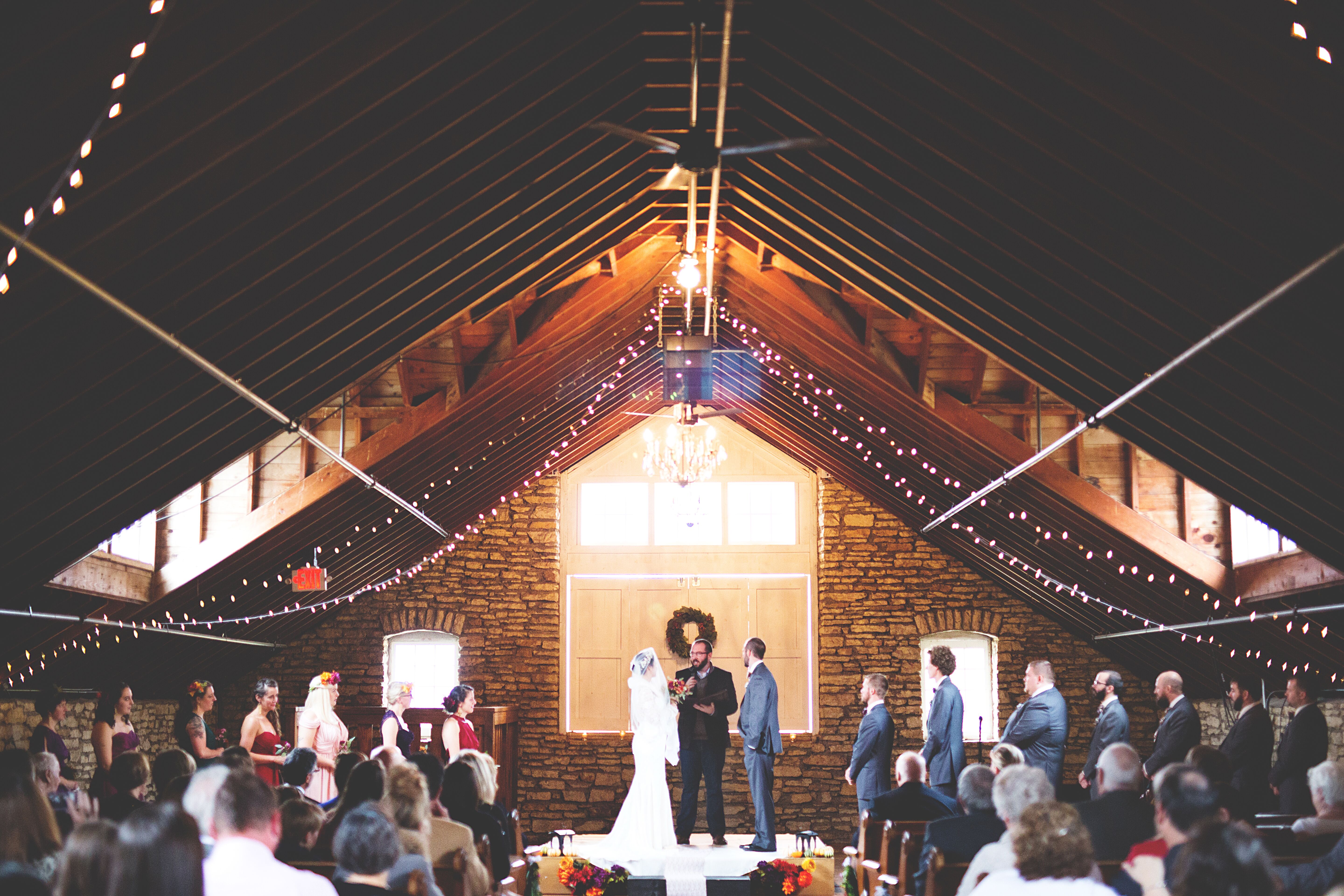 Romantic Barn Ceremony