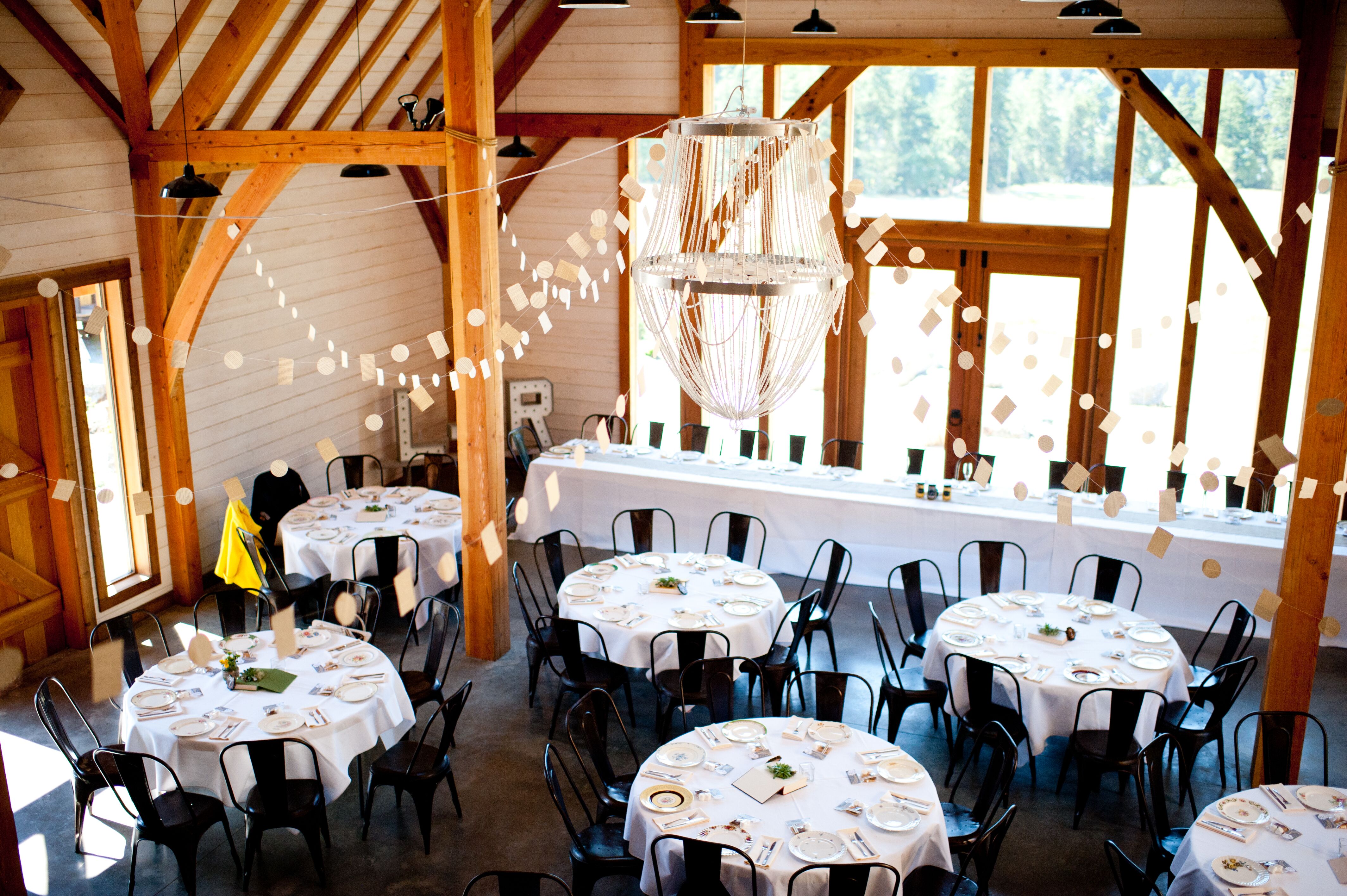 Exposed-Beam Open Reception Barn Venue