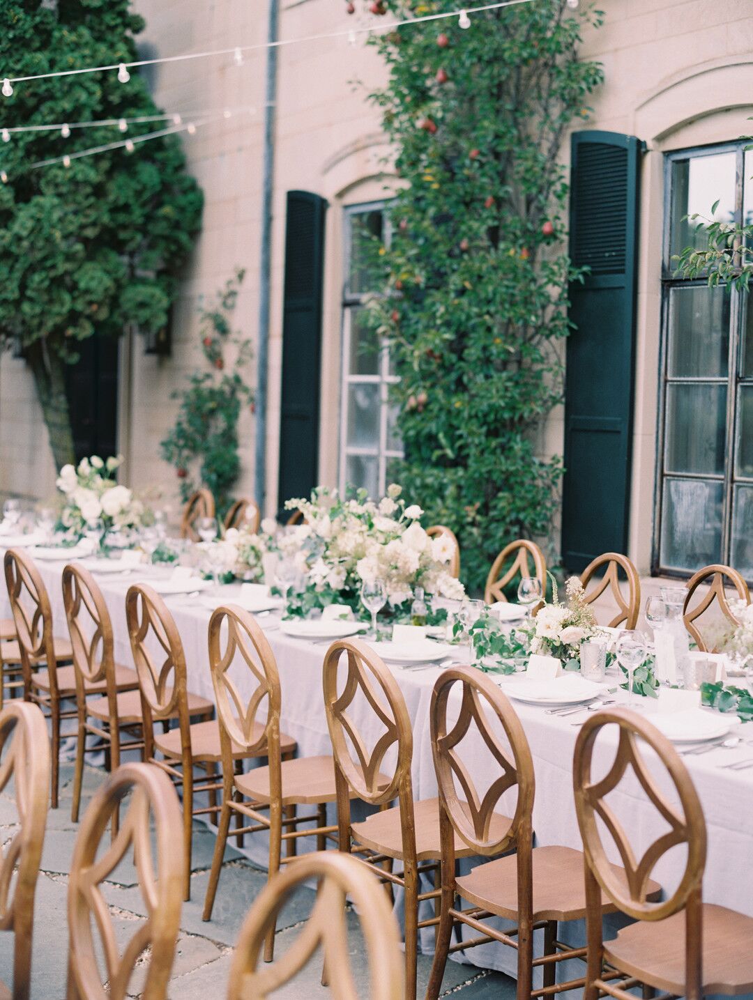 European-Inspired Garden Wedding Reception