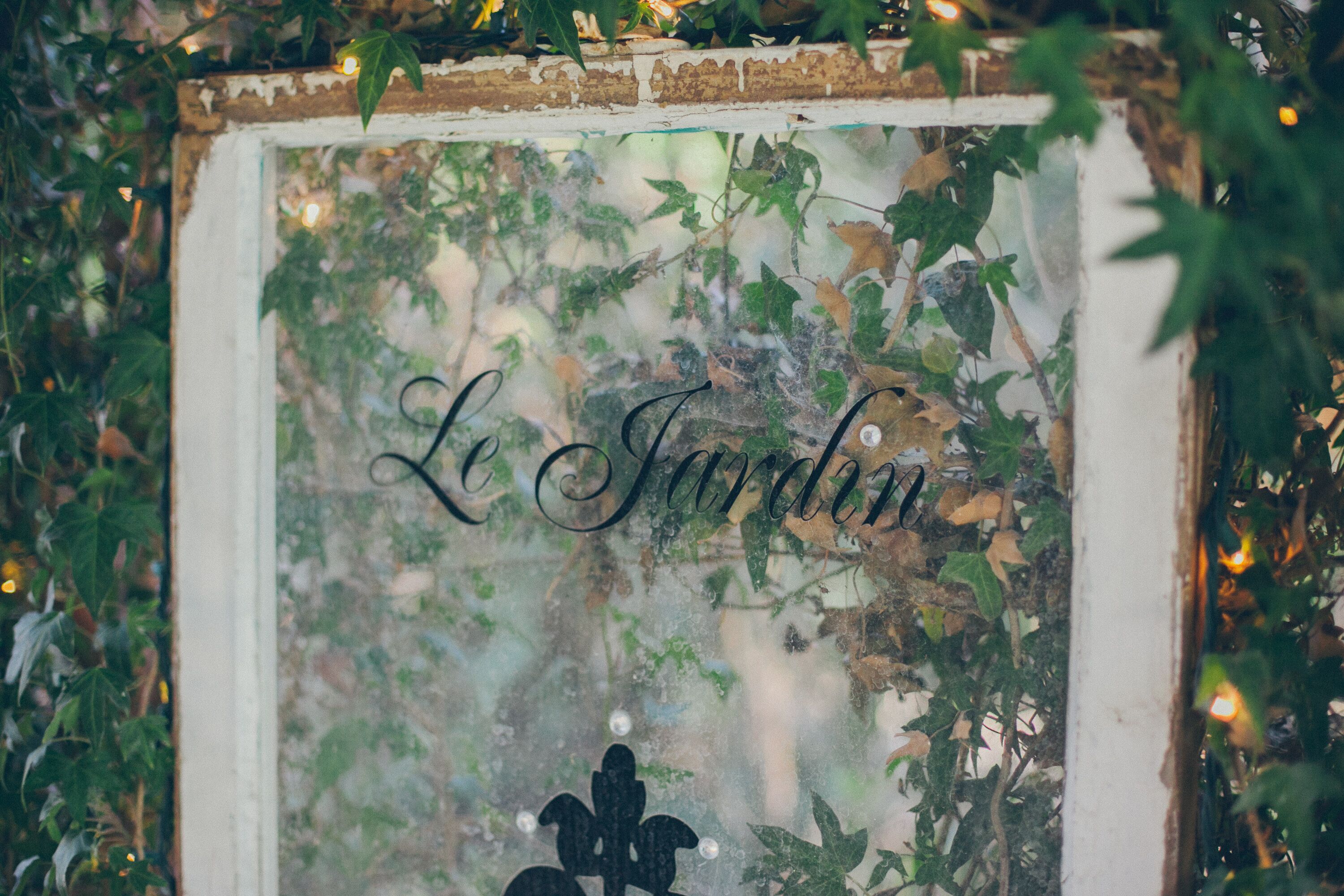French Garden Sign