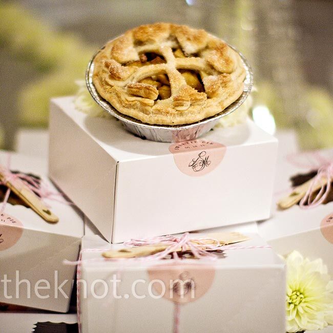 Mini Pies As Wedding Favors