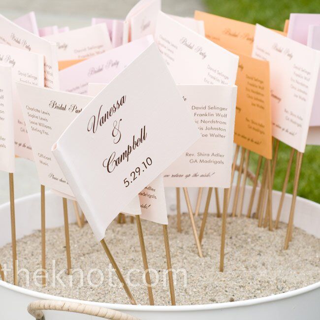 Ceremony Program Flags