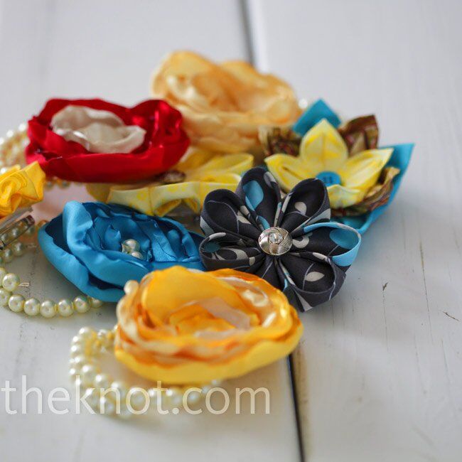 Fabric Wedding Corsages