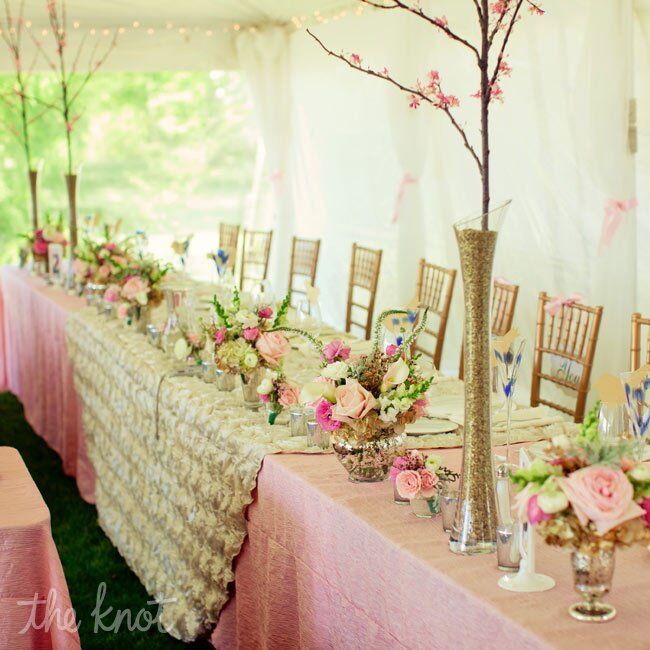 Pink and Gold Decor