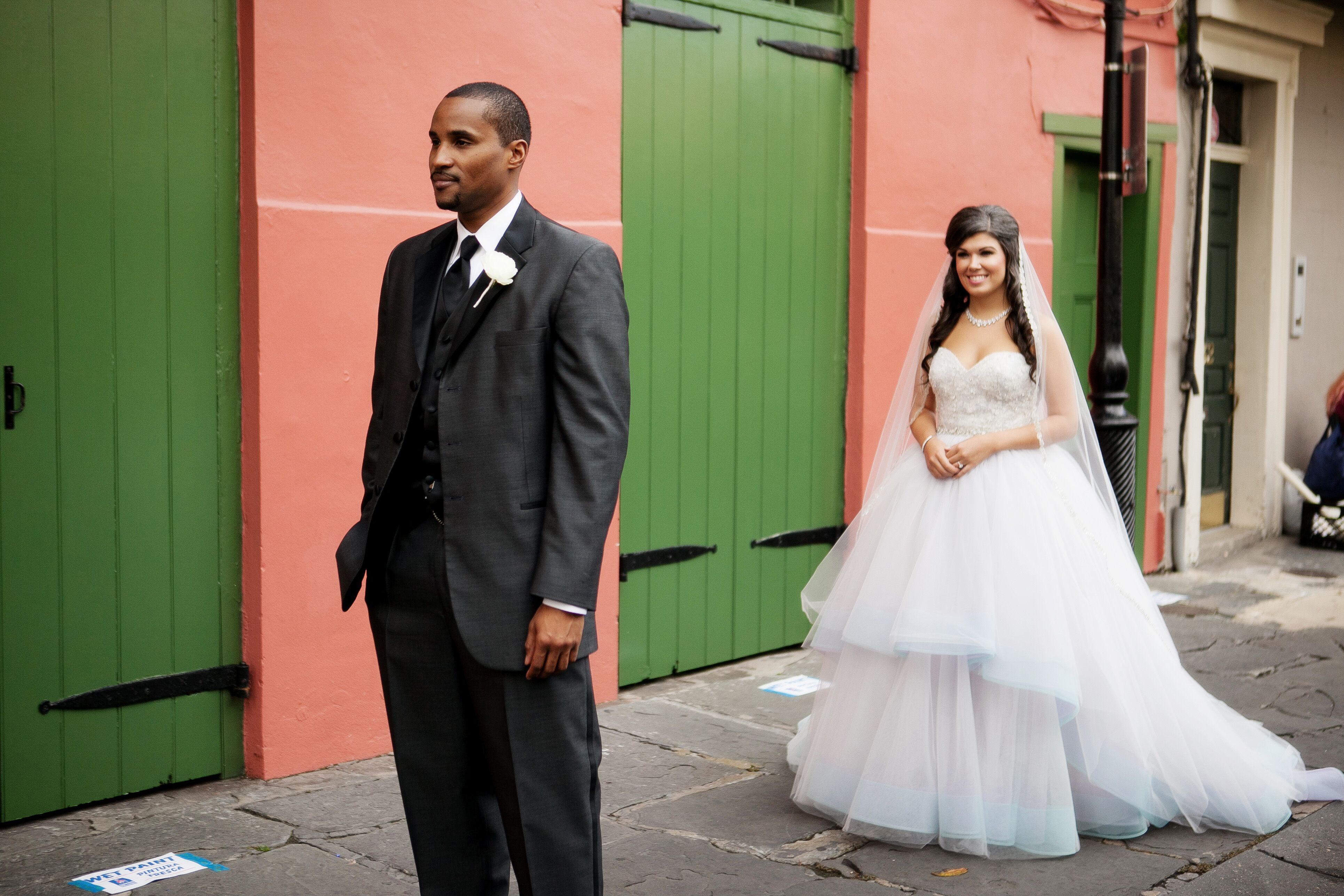 Taryn and Troy’s First Look