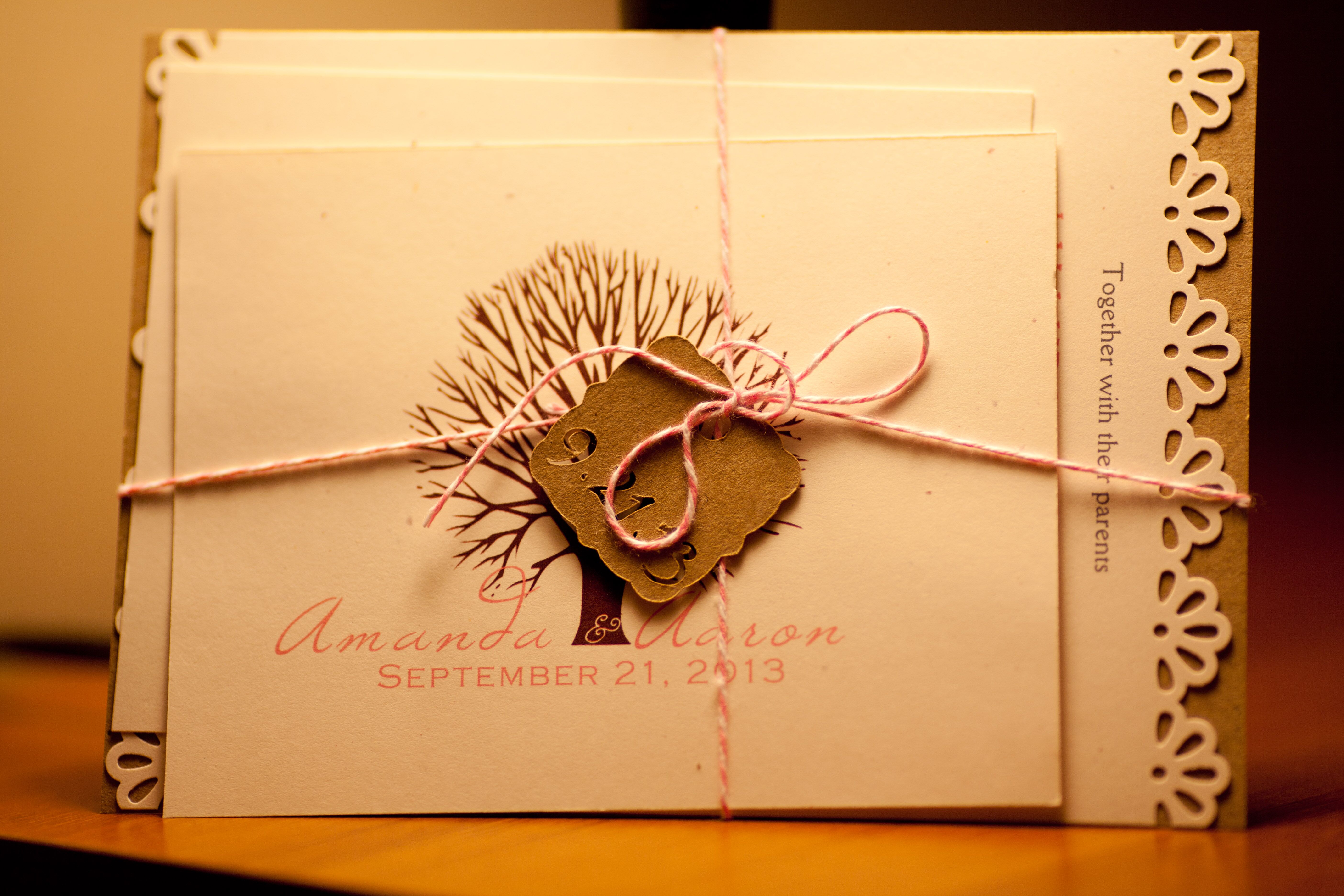 Tree-Themed Invitation Suite