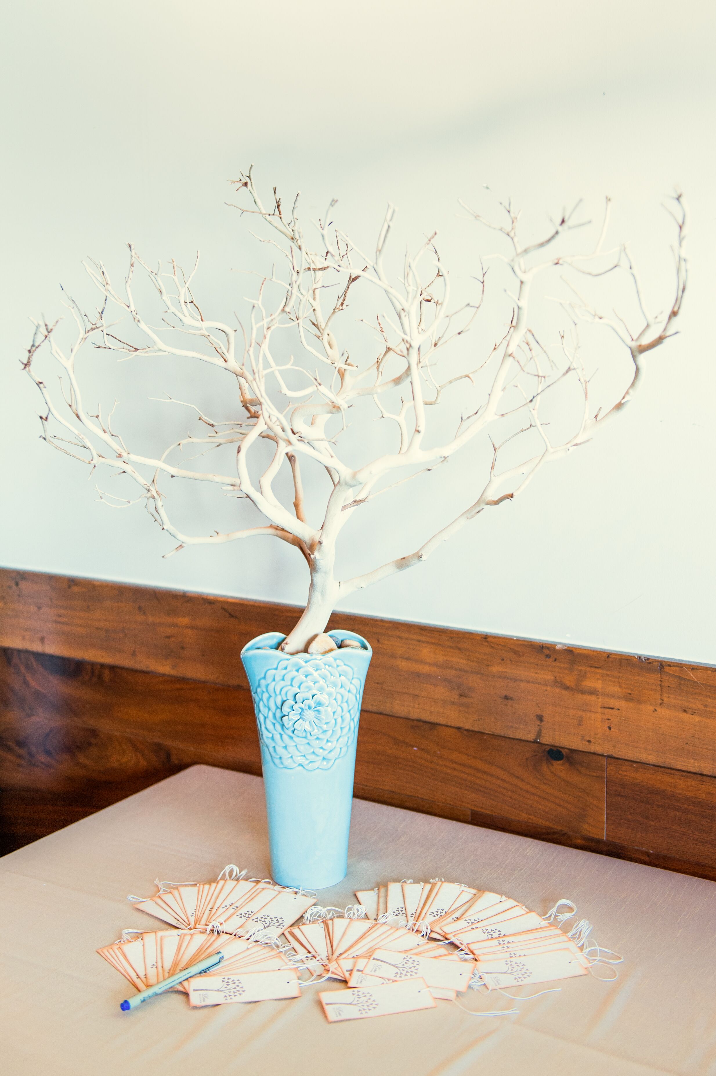Handwritten Notes on Tree Guest Book