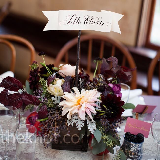 Floral and Berry Centerpieces