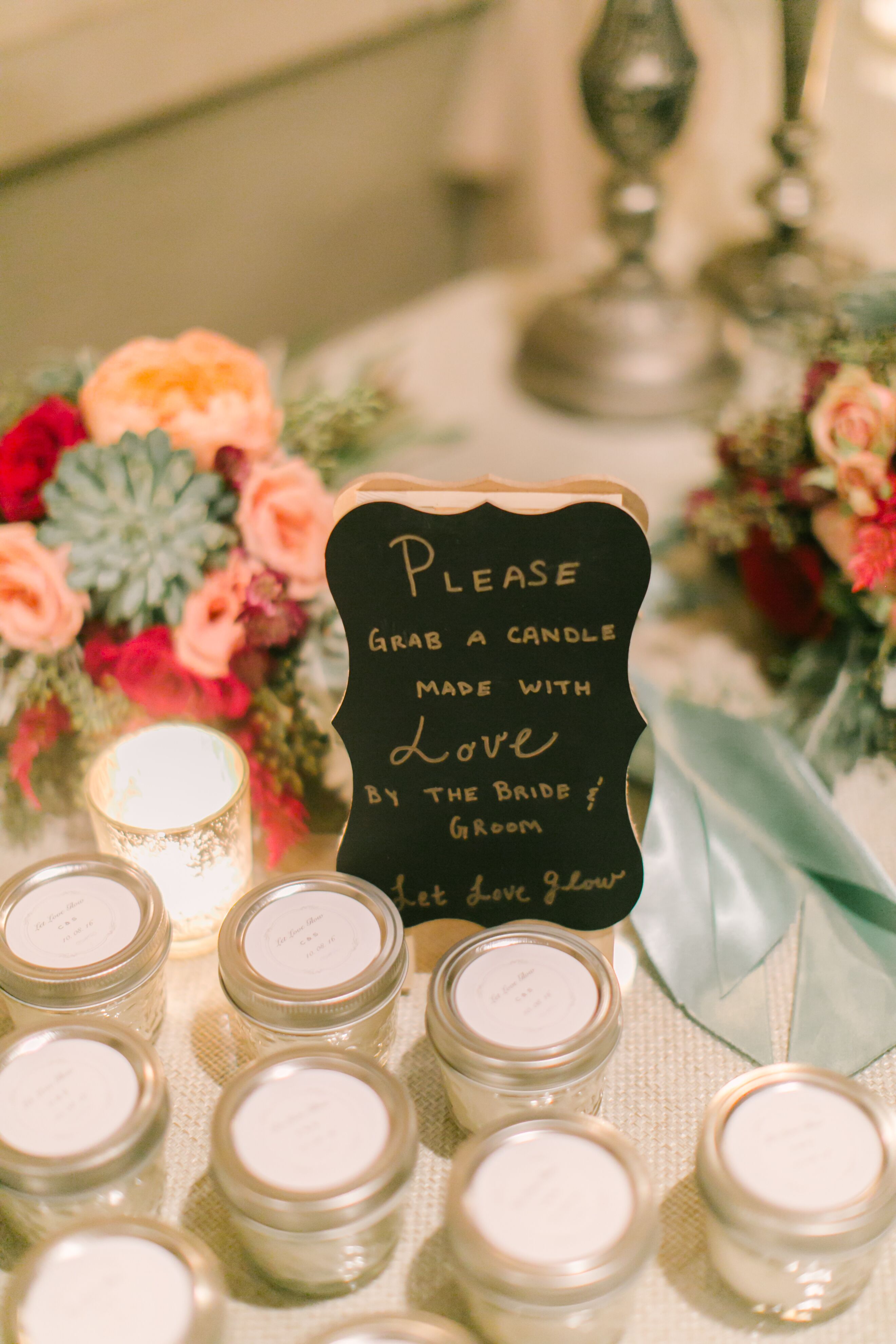 DIY Cinnamon Candle Favors