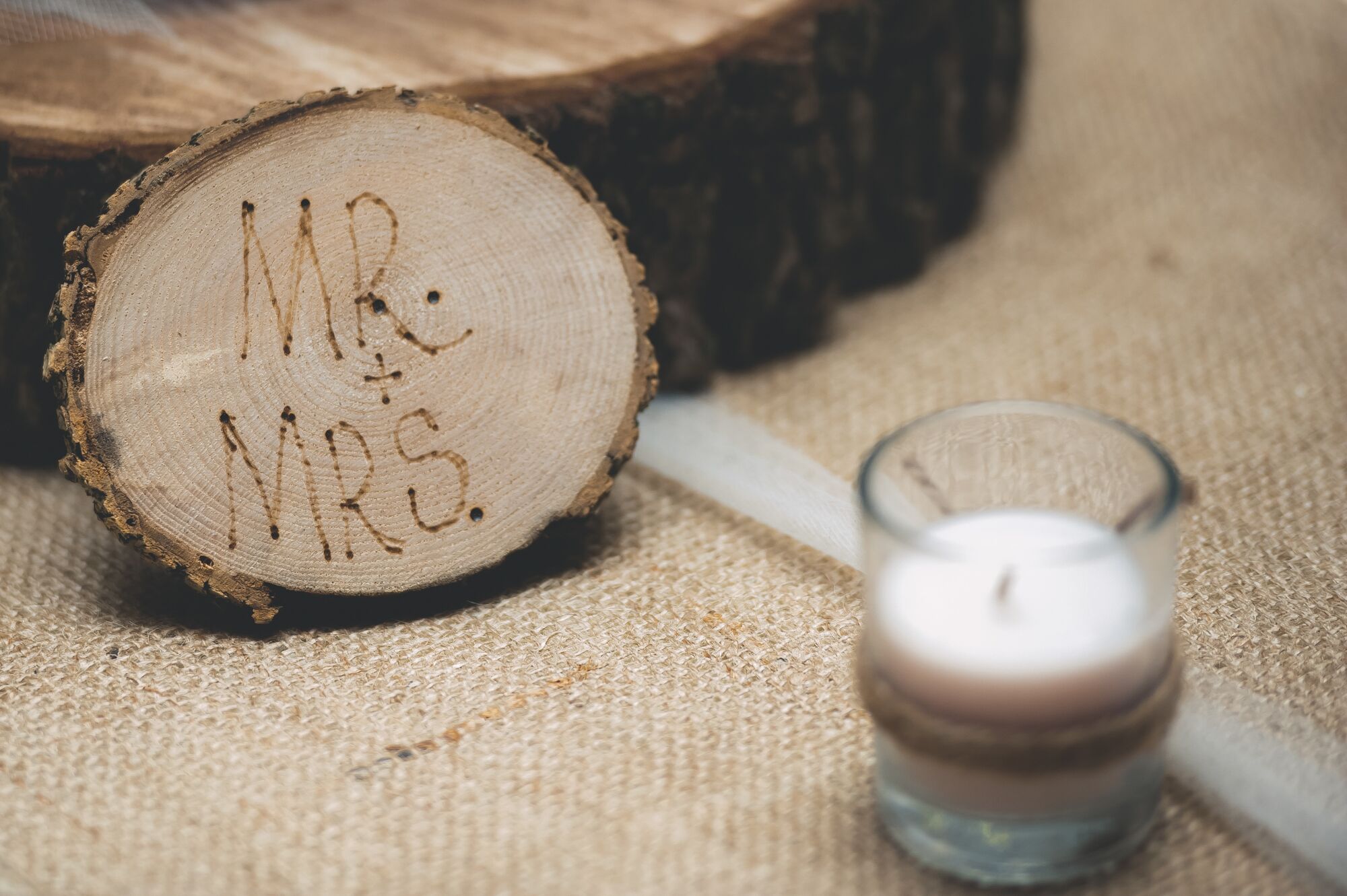 Hand-Carved Wood Table Numbers
