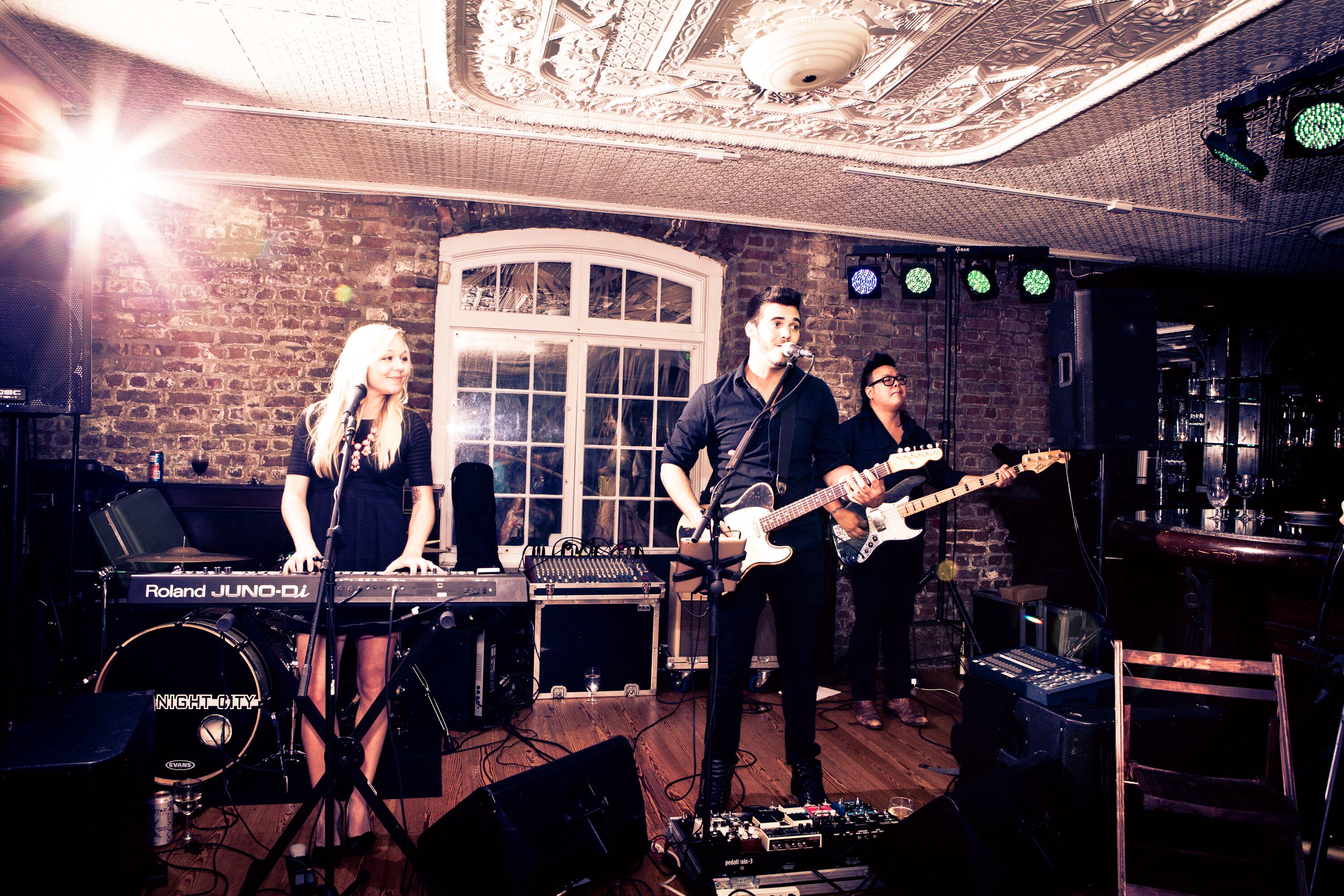 Band Performs at the Historic Rice Mill