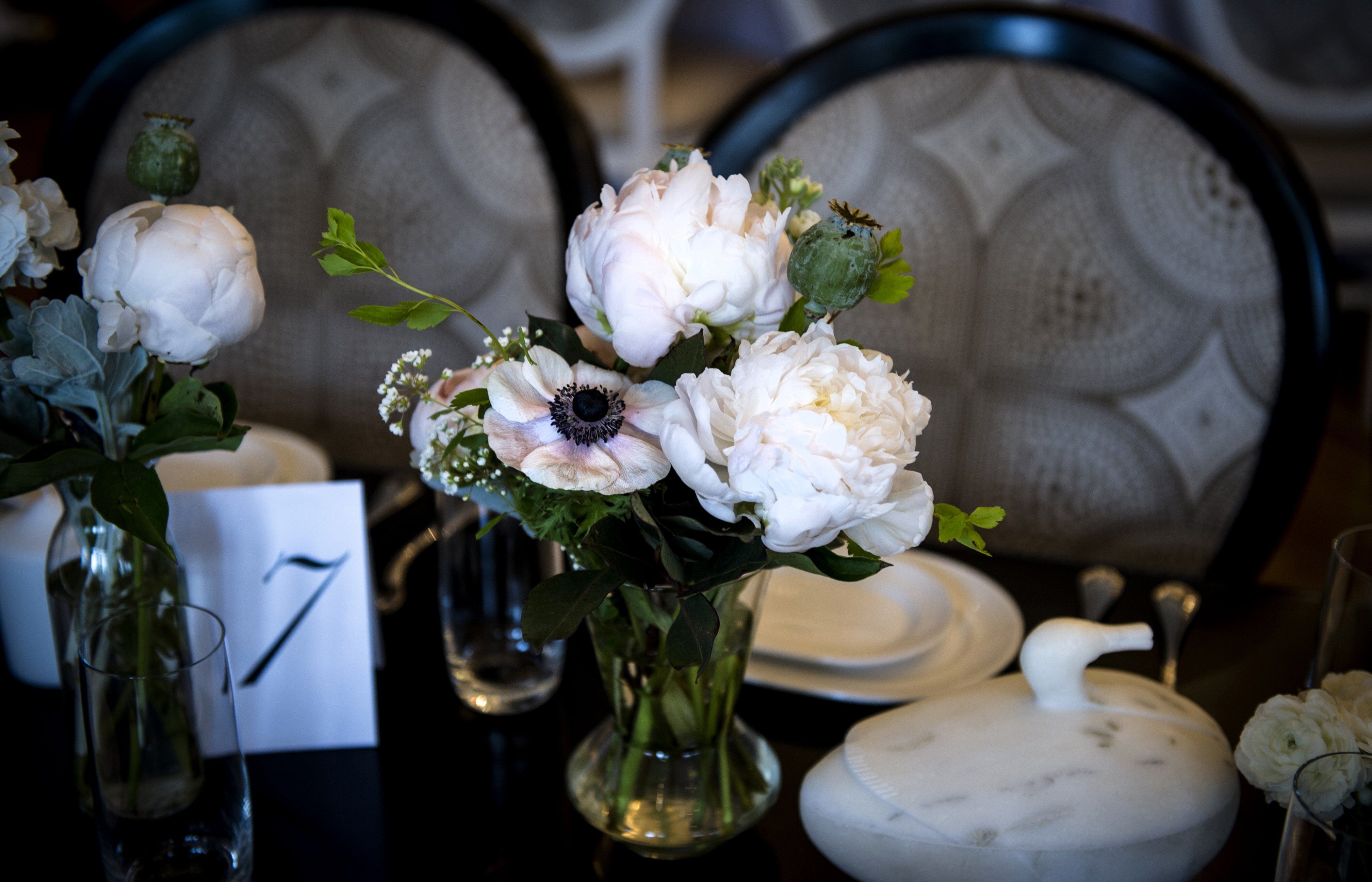 Rustic White Table Decor