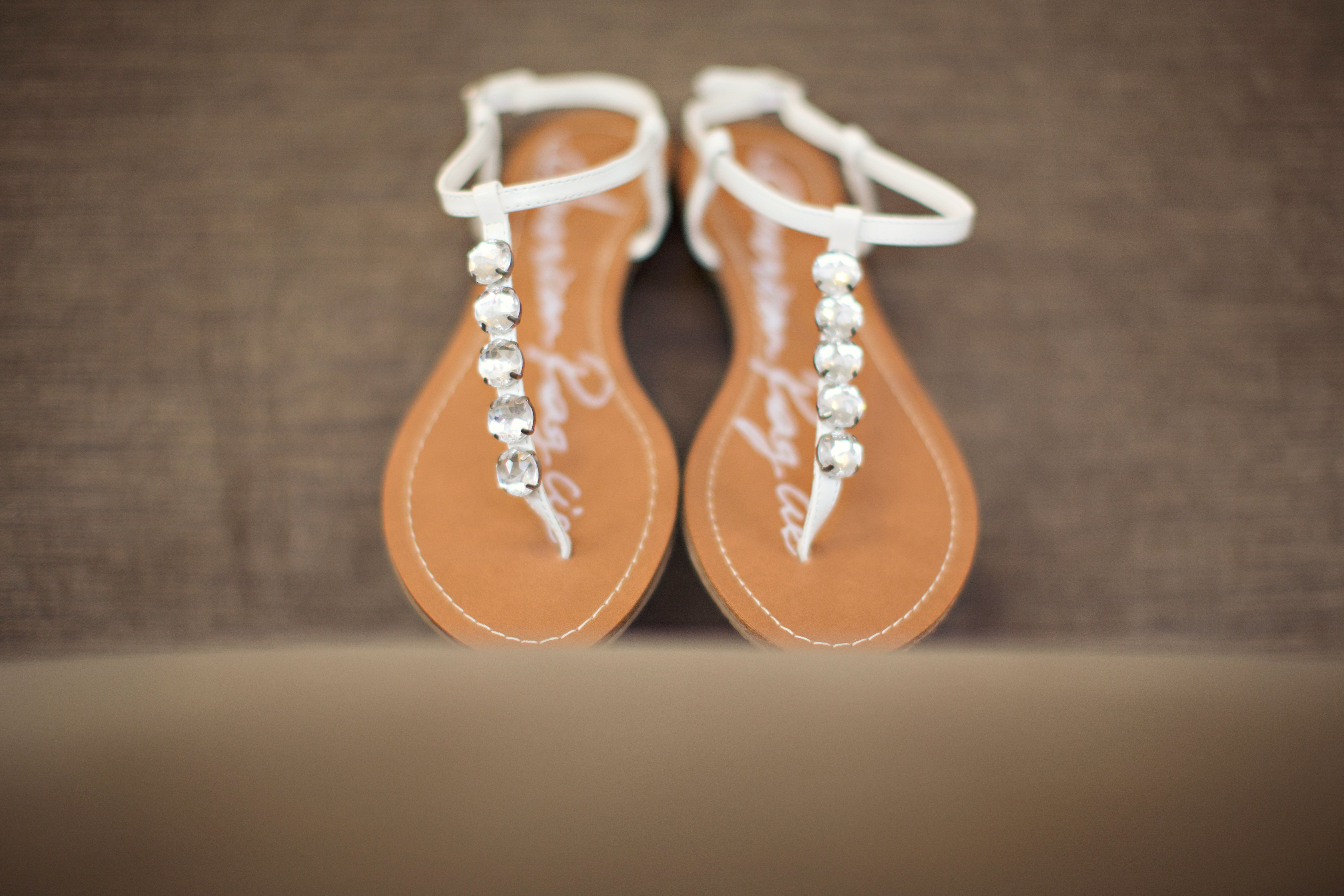 Jeweled Bridal Sandals