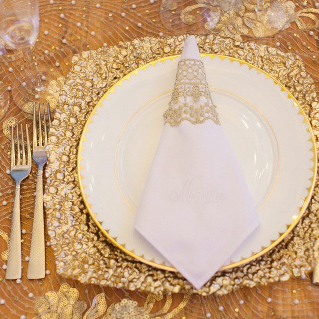 Gold Decorative Place Setting