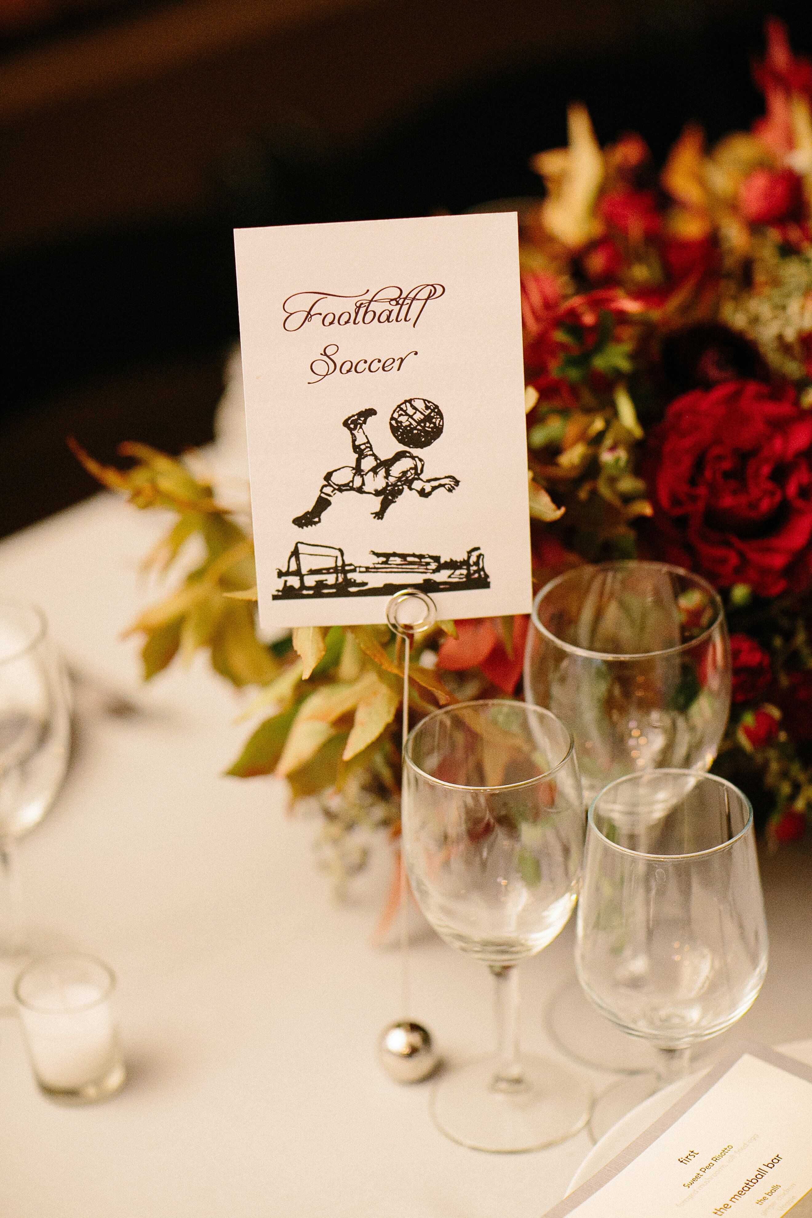 Illustrated Table Name Cards