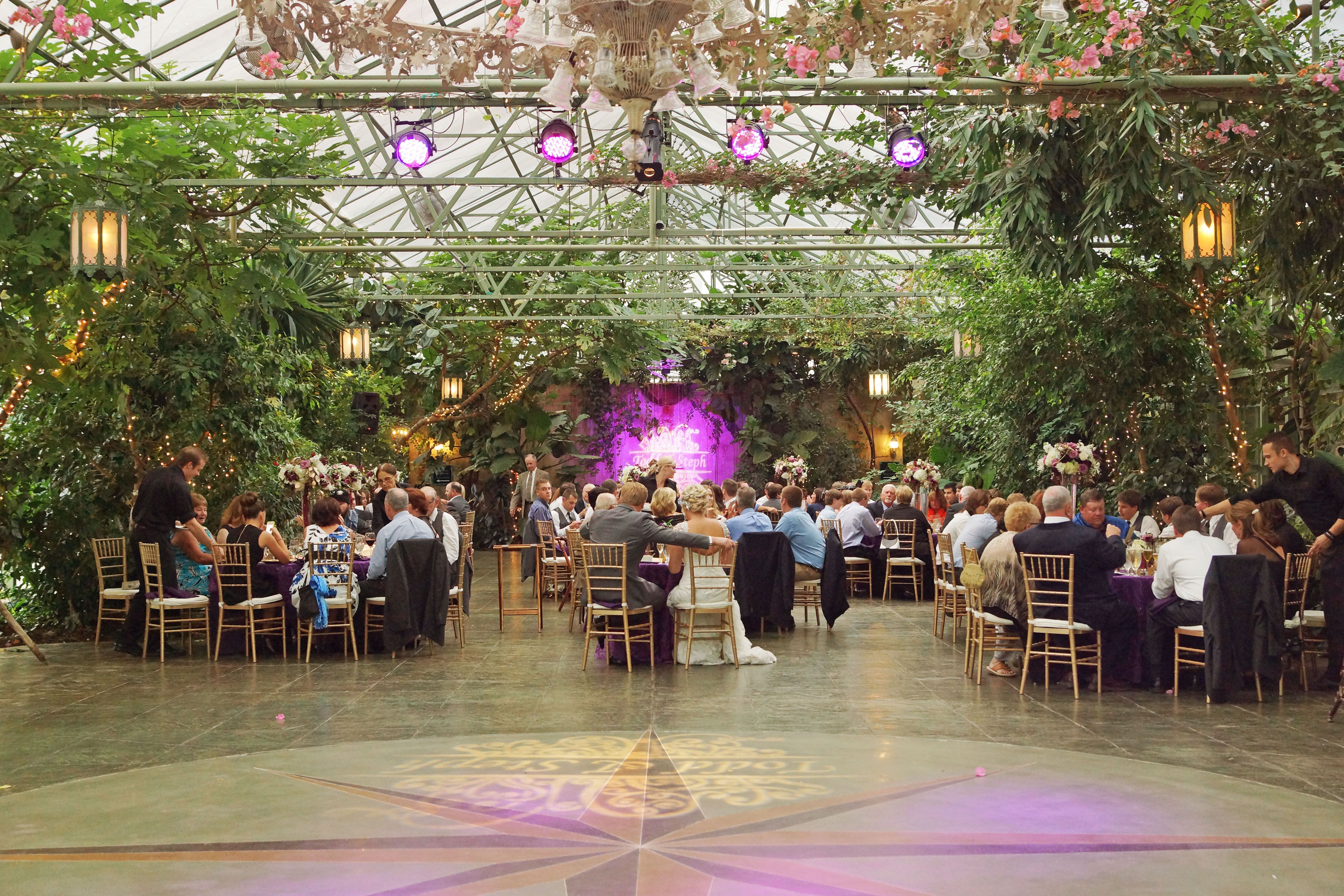 Lush Greenhouse Reception in Utah