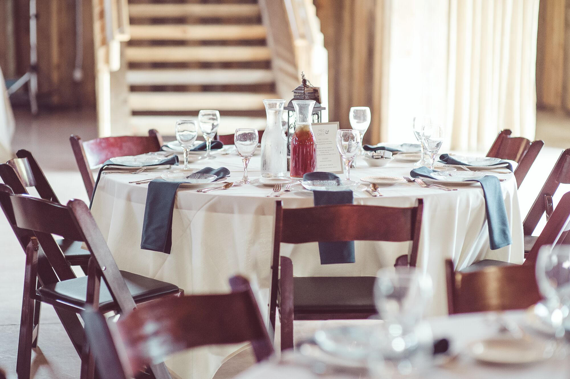 Rustic Reception Tablescape