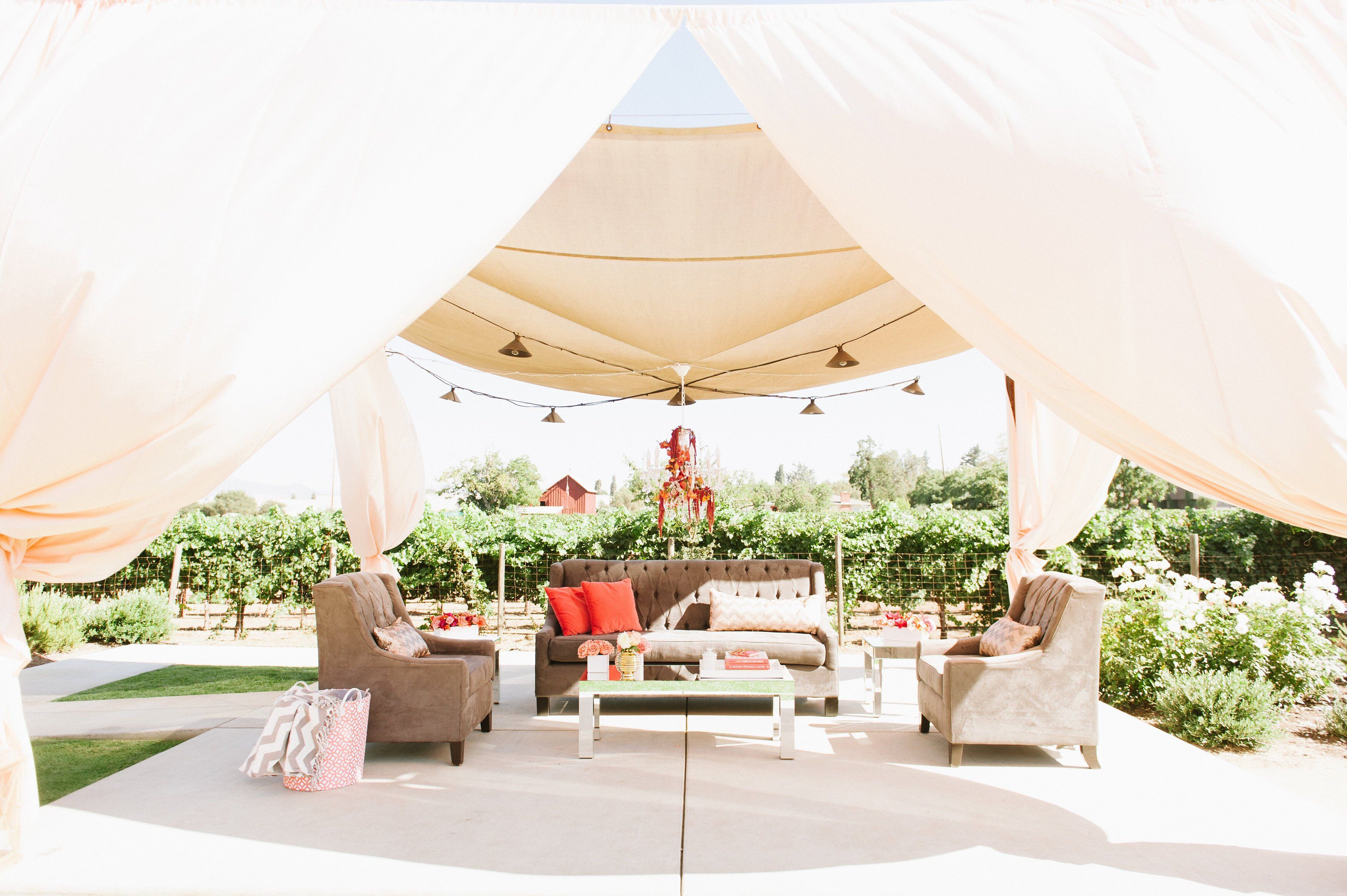Tented Lounge Decor