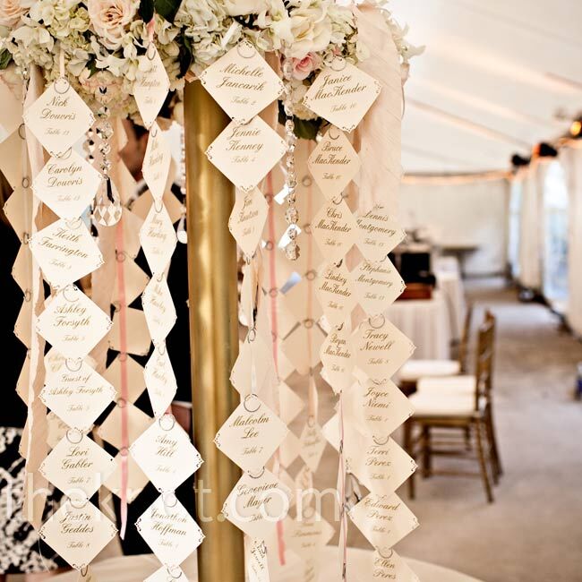 Hanging Escort Cards