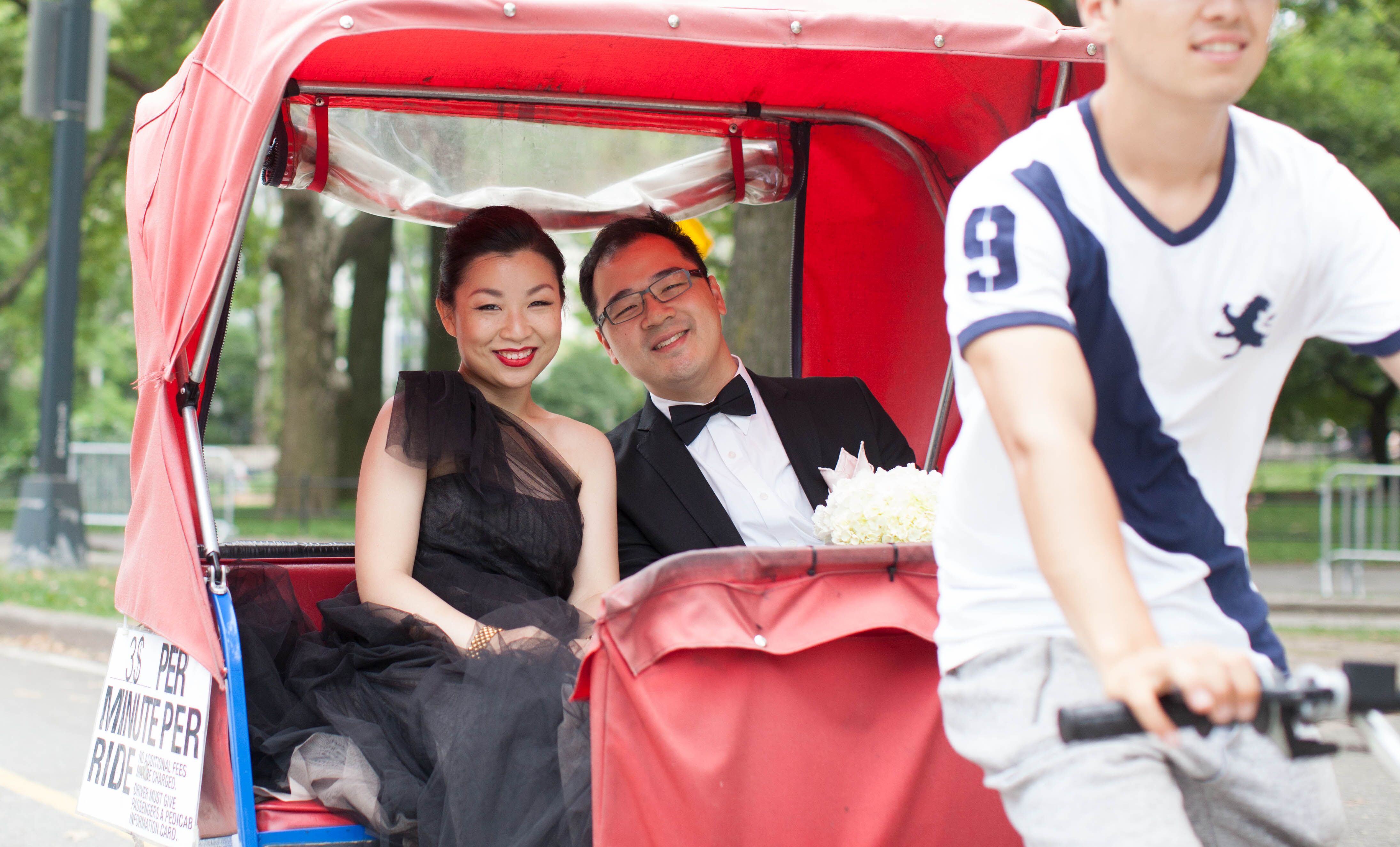 Pedicab Wedding Transportation