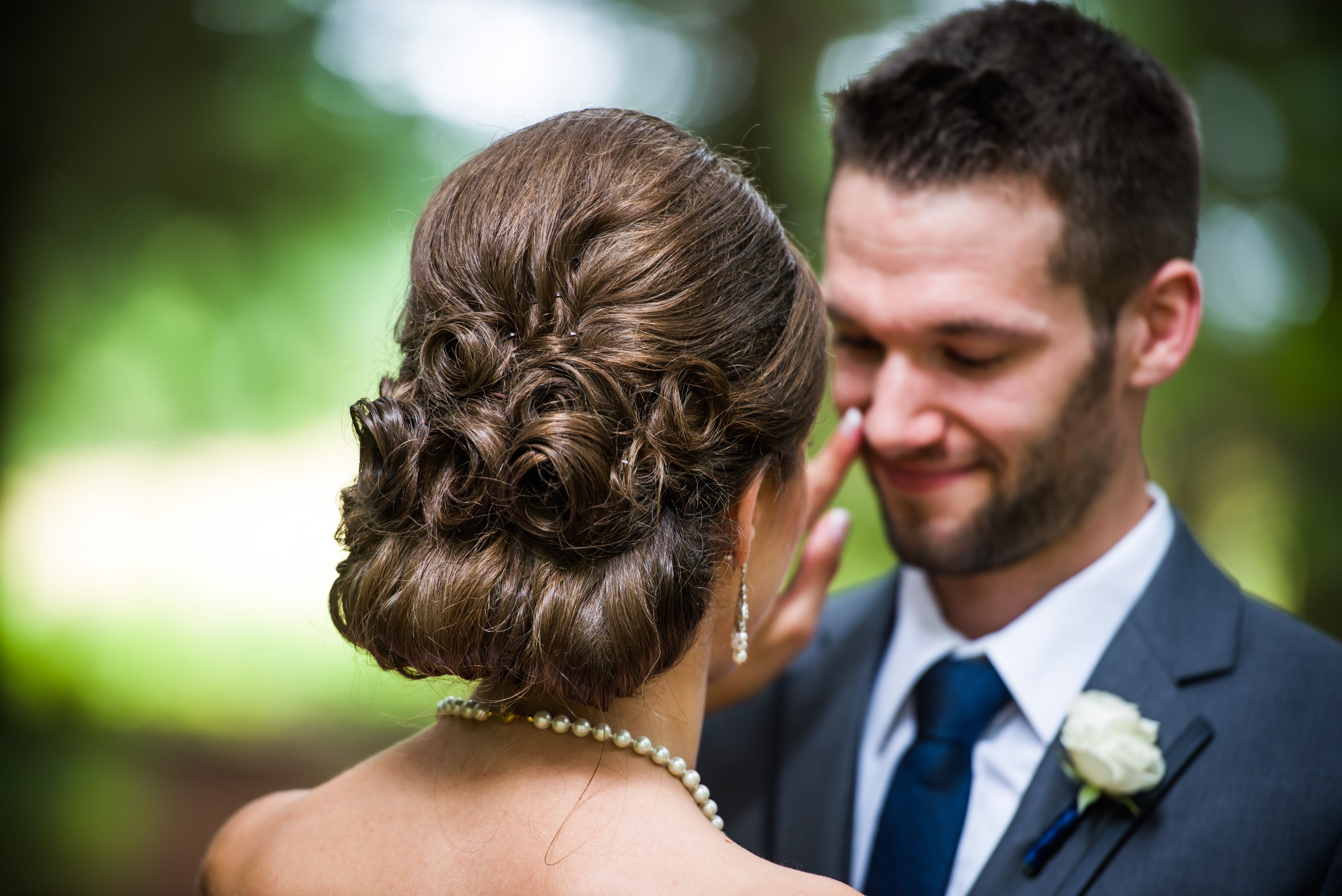 First Look Couple Shot