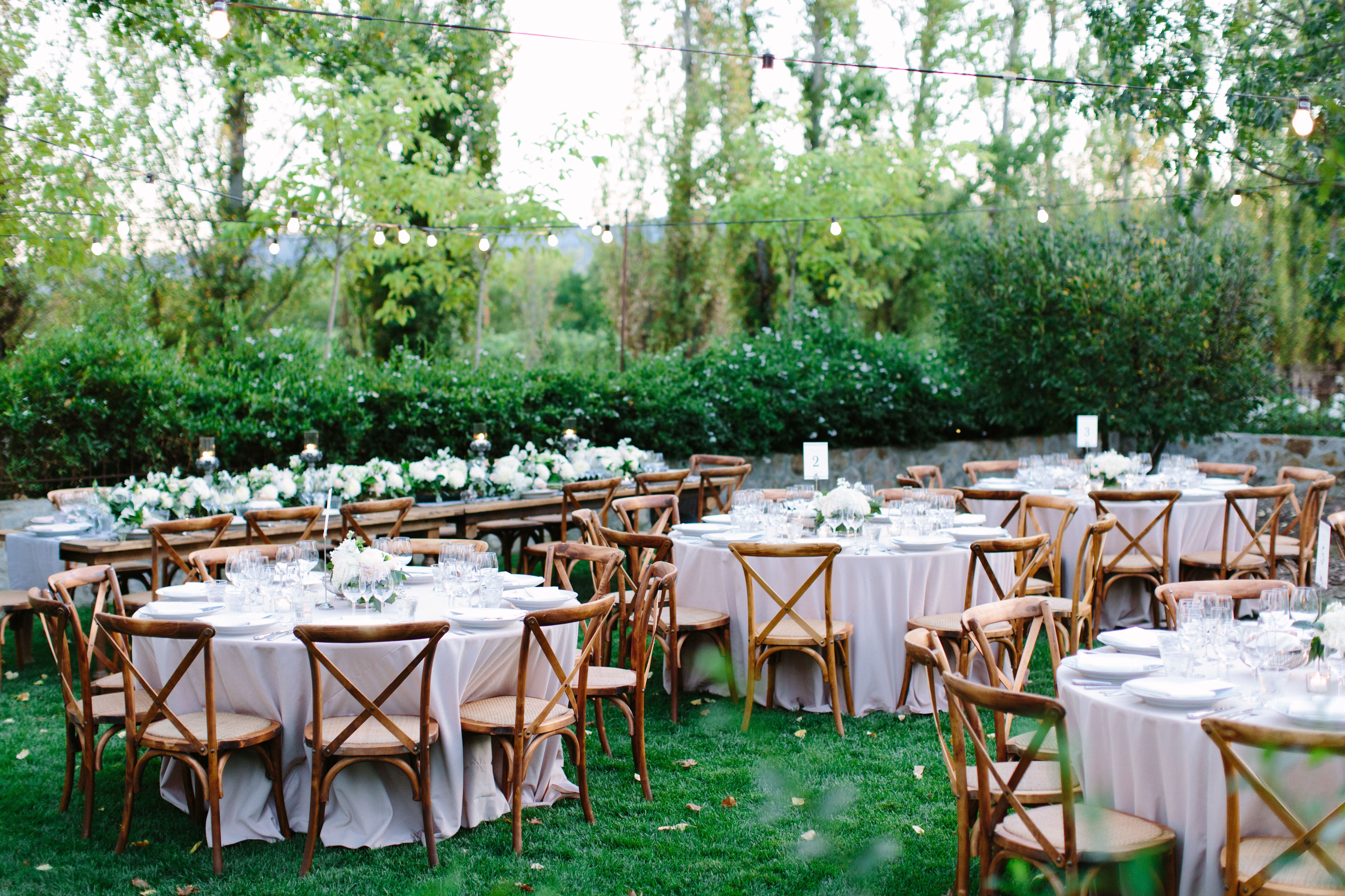 Rustic-Chic Al Fresco Reception Rustic-Chic Al Fresco Reception