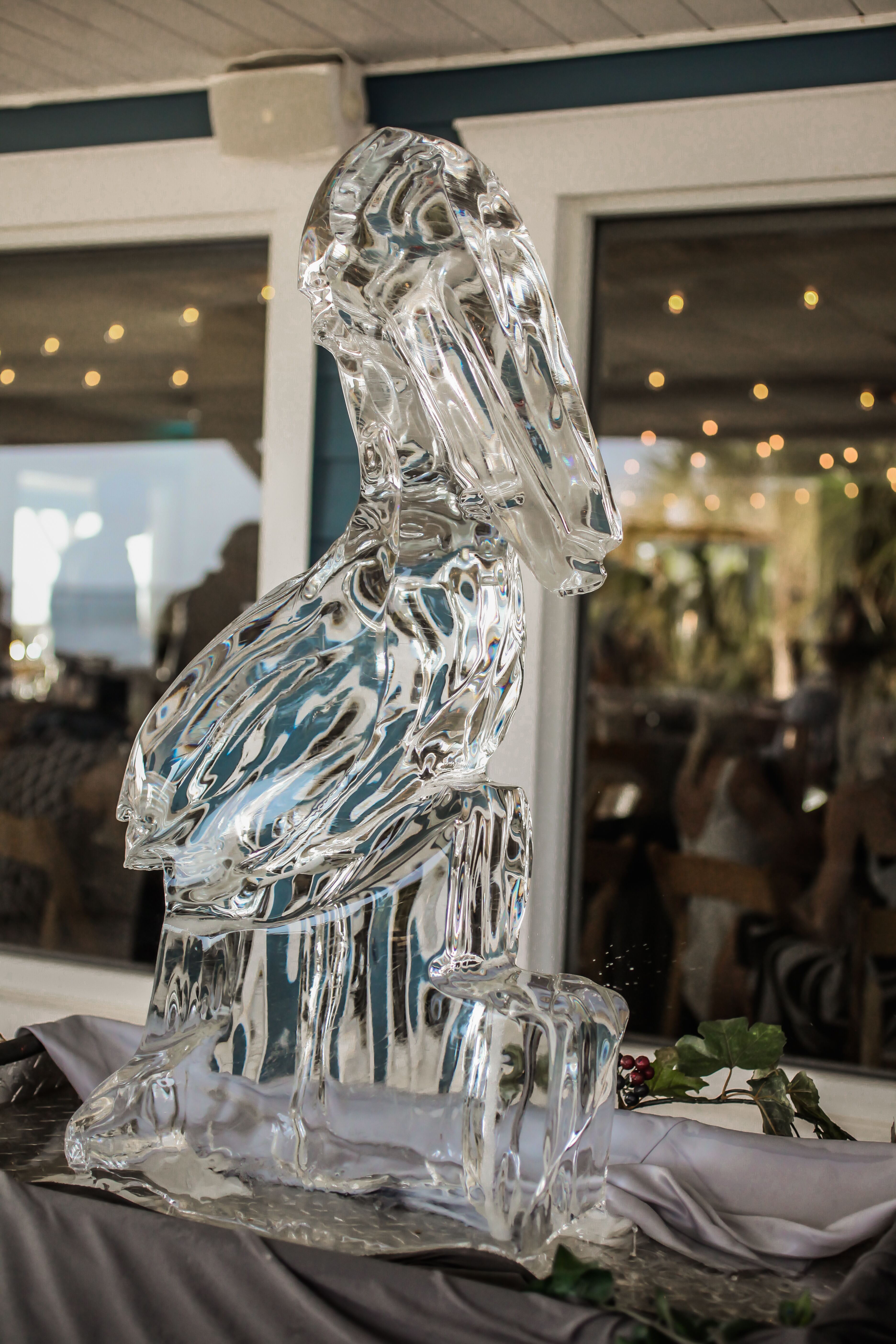 Pelican Ice Sculpture