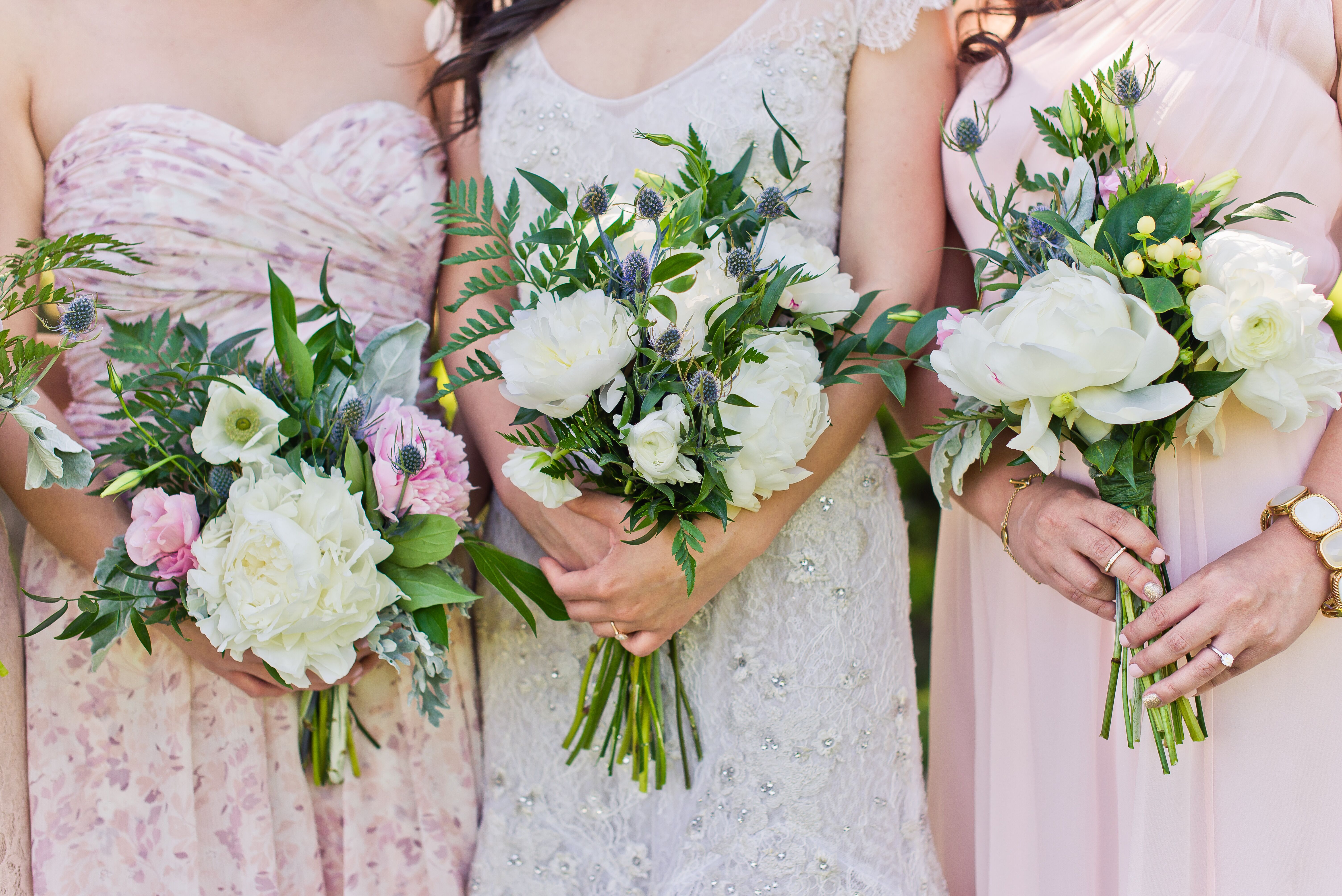 DIY Peony Bouquet With Ferns