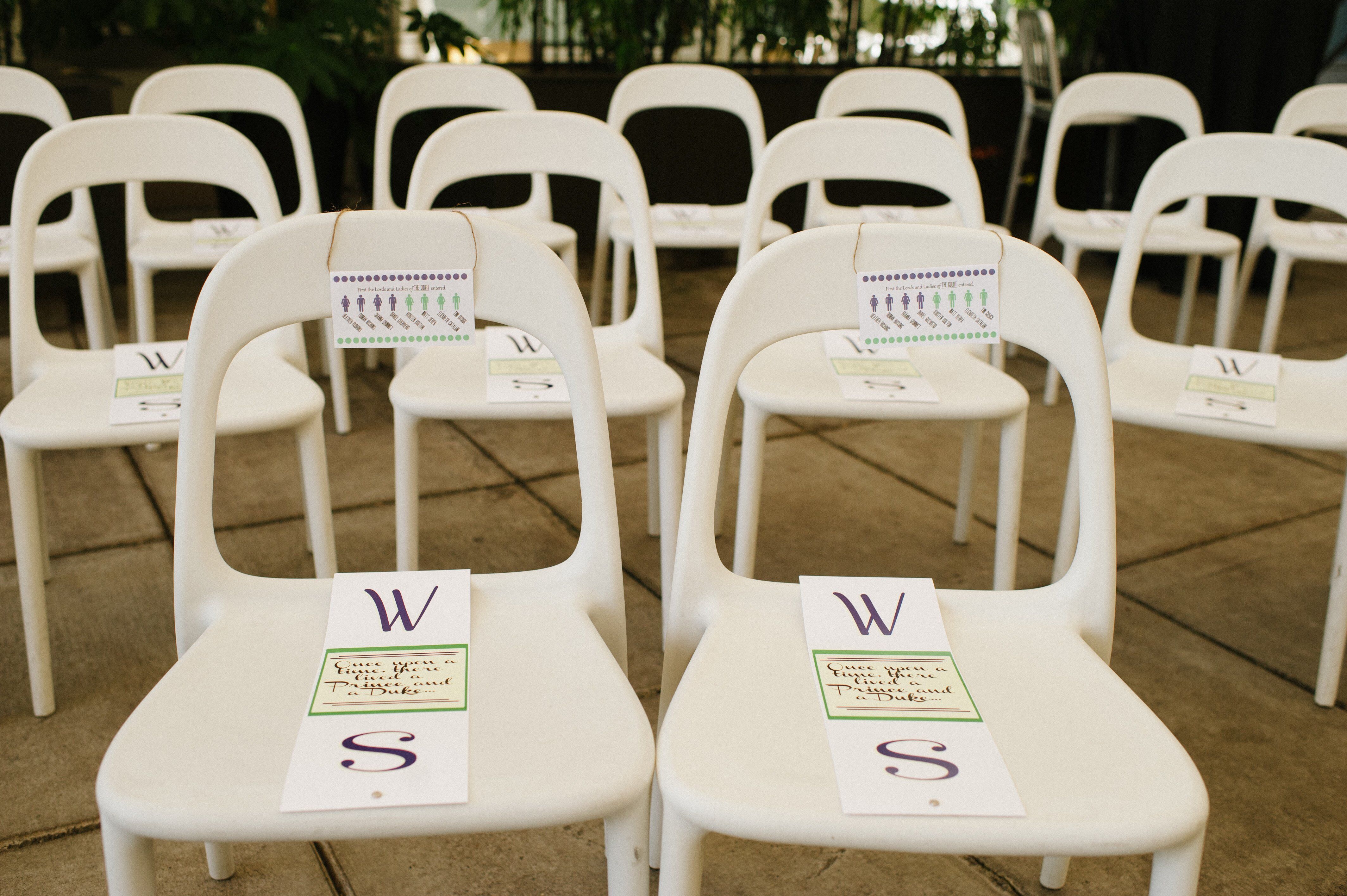 Casual and Modern Ceremony Chairs