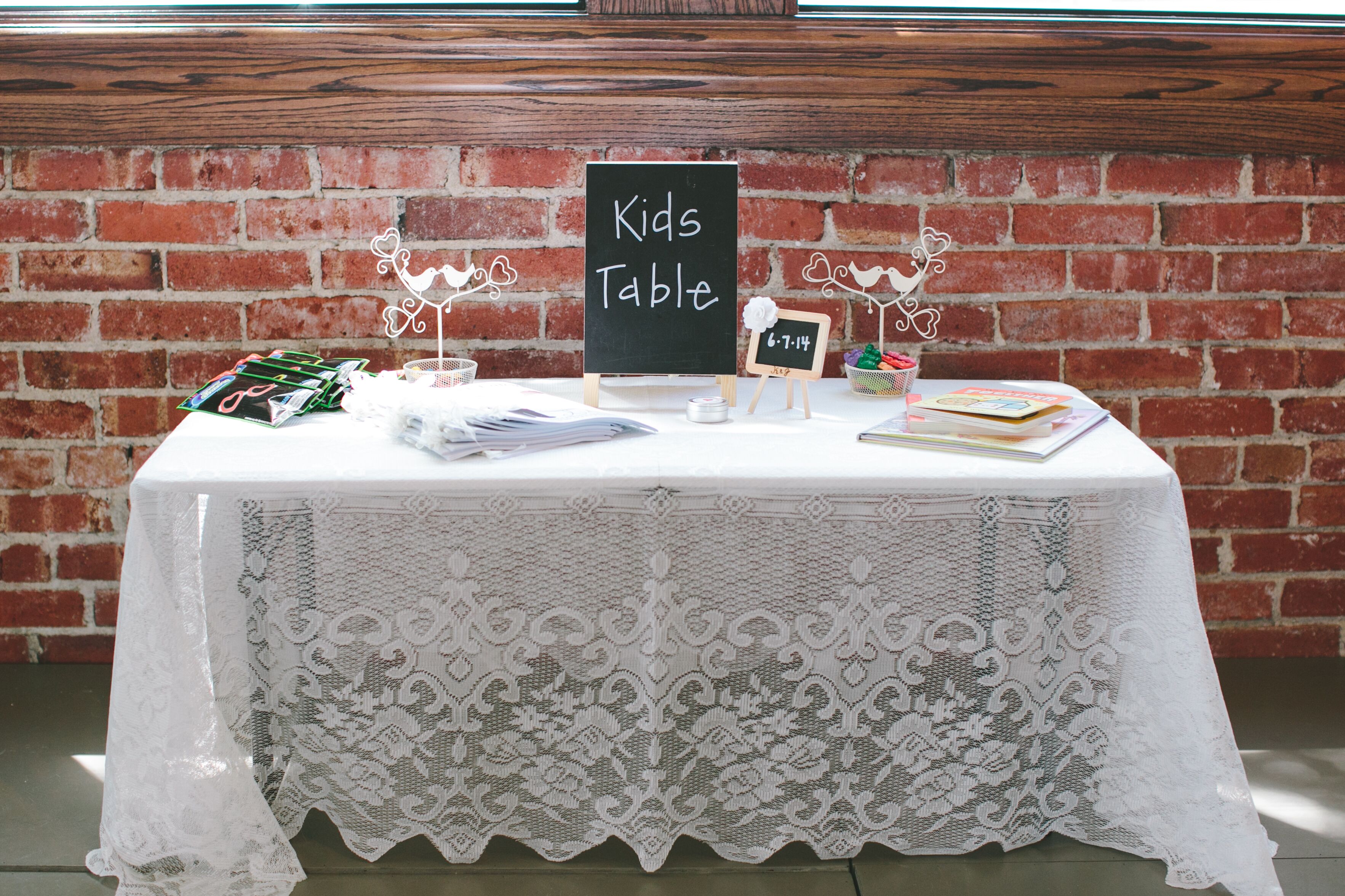 Reception Kid's Activity Table