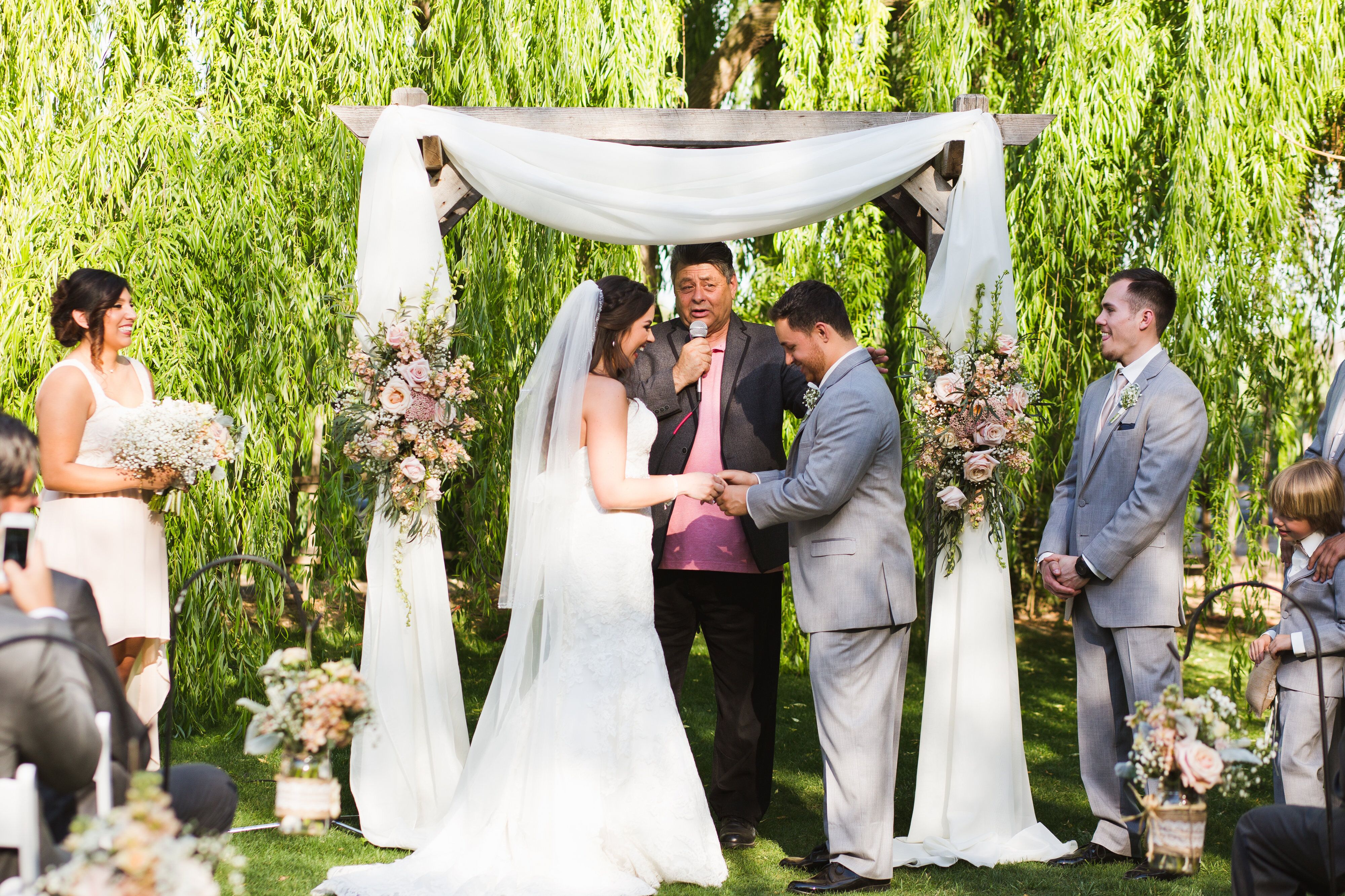 The Grove Outdoor Wedding Ceremony Vows