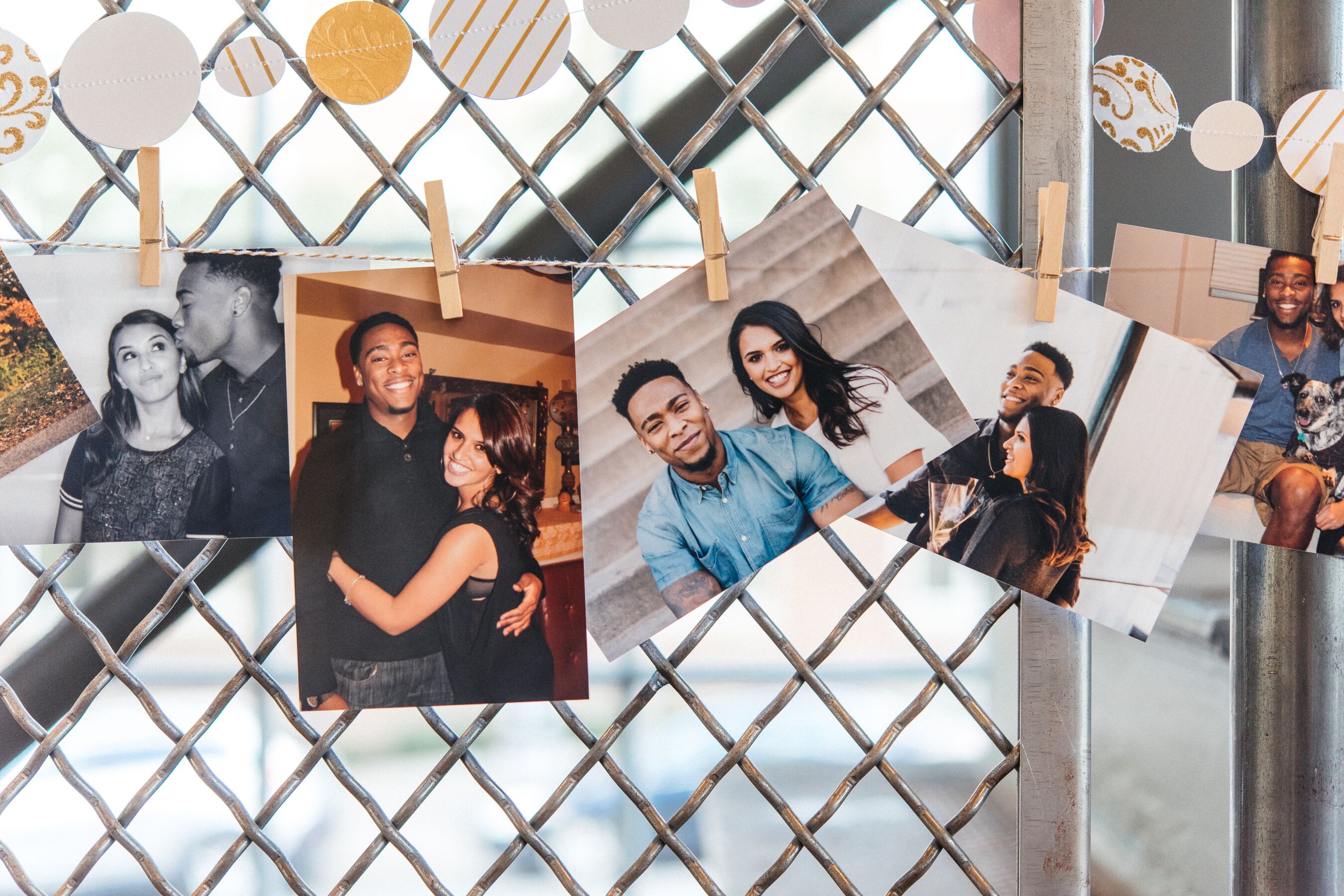 Playful Couple Photo Display