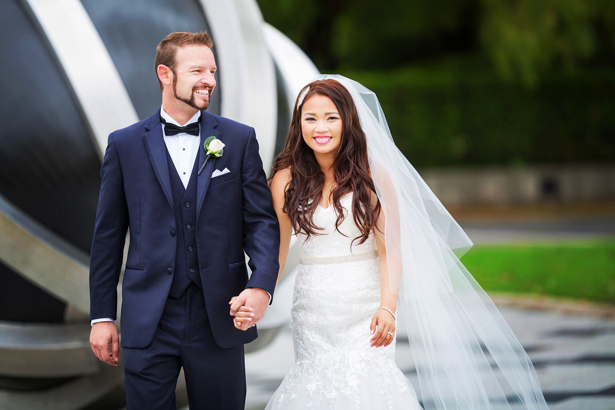 Formal Bride and Groom