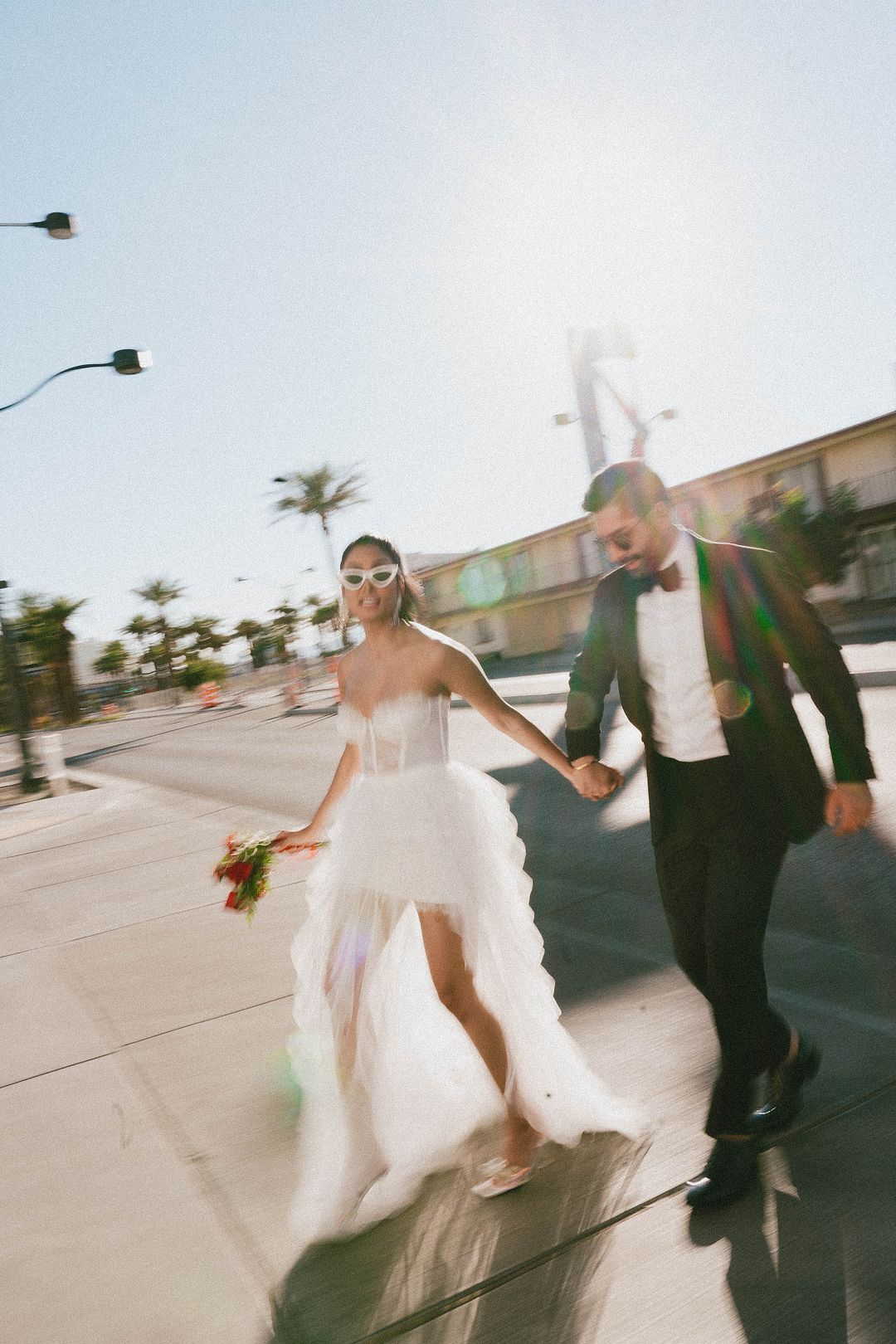 Edgy Blurry Wedding Photo in Las Vegas