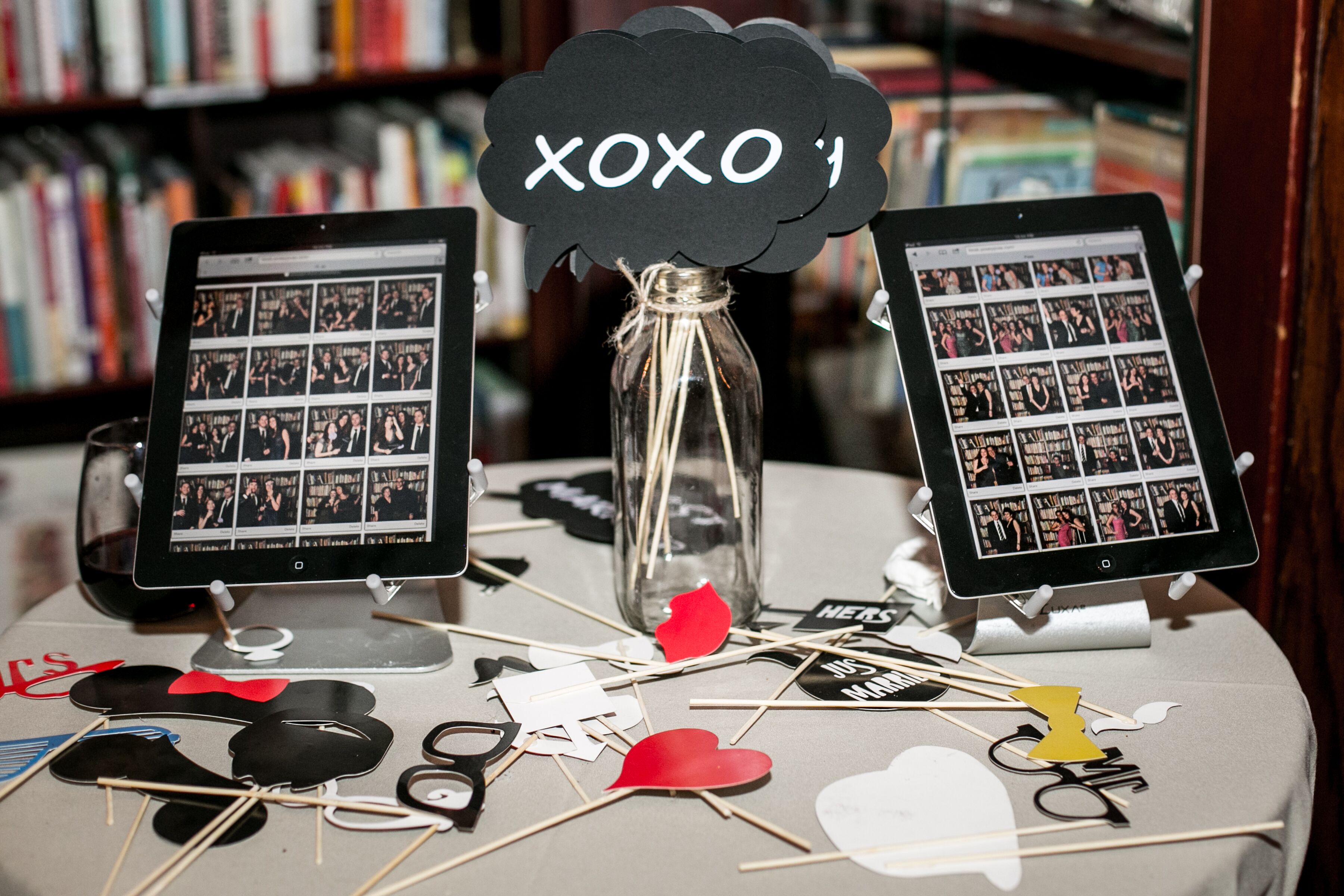 Ipad Display with Guest Photos