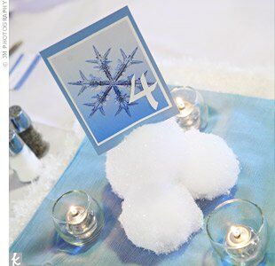 Snowflake Table Cards