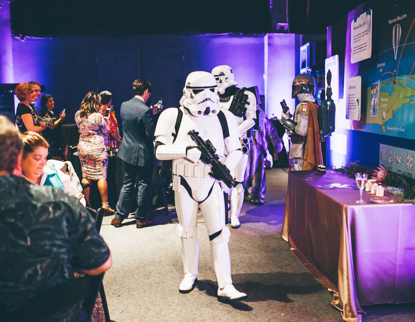 'Star Wars' Storm Troopers at Florida Wedding