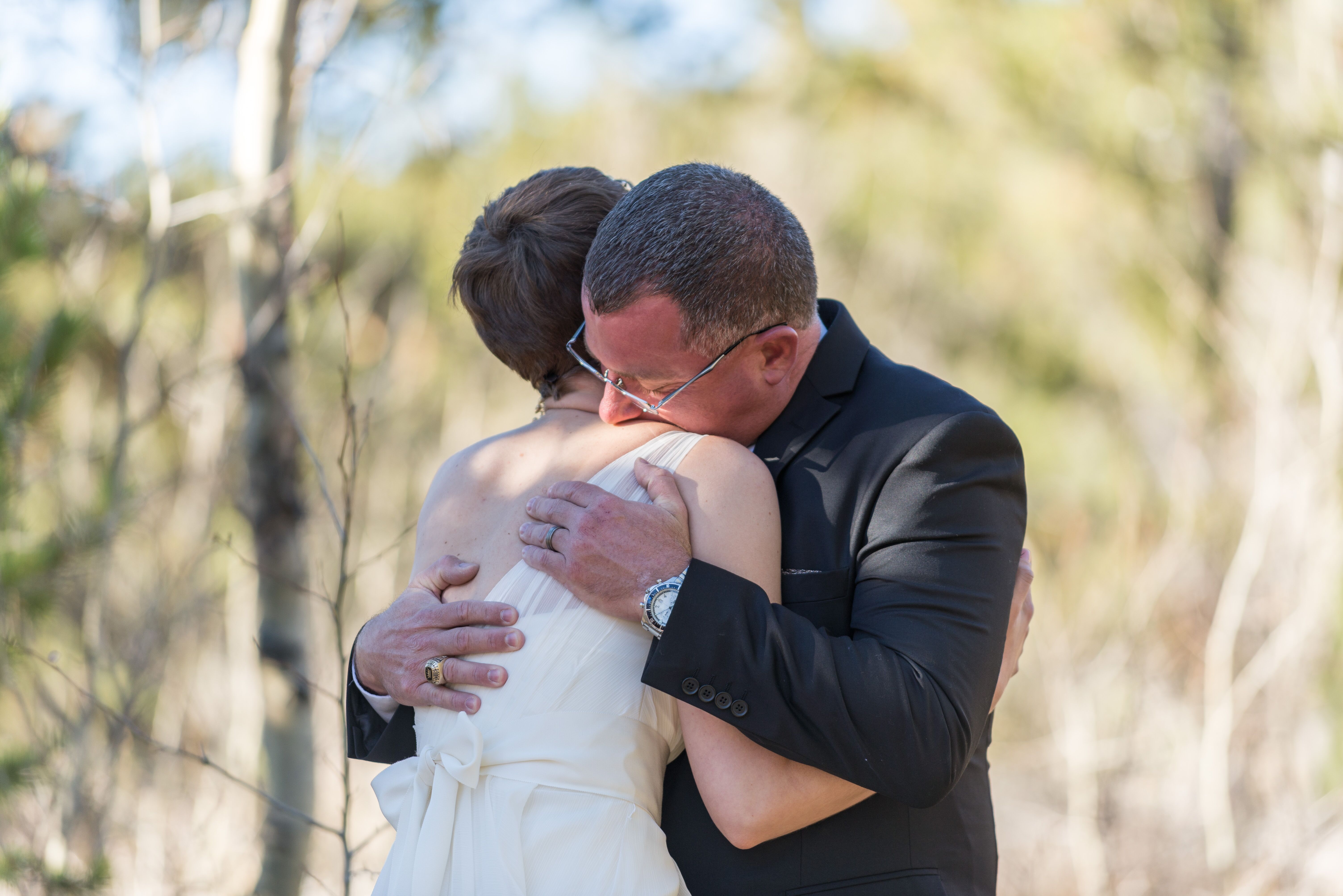 Bride and Father First Look