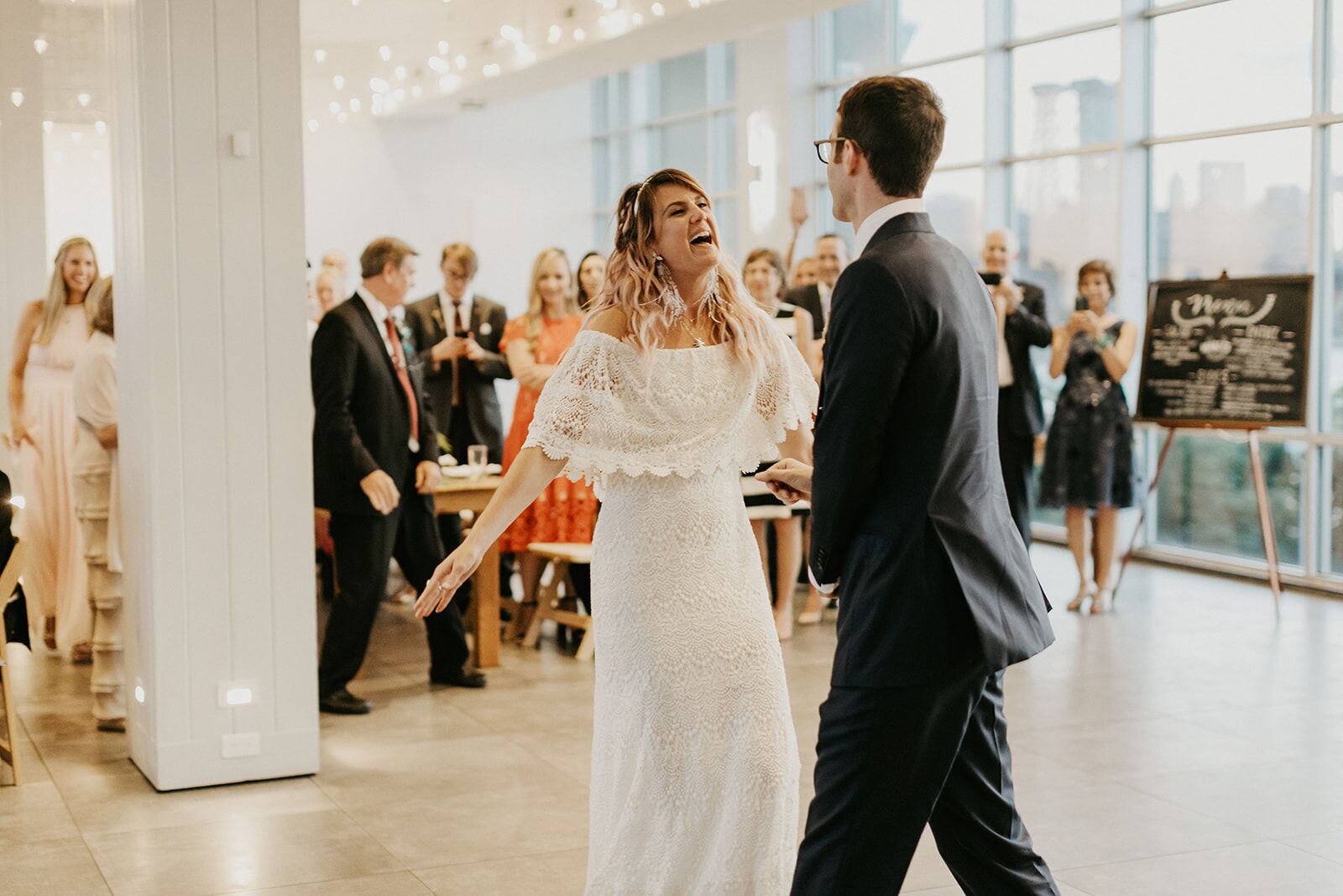 First Dance at the W Loft in Brooklyn, New York