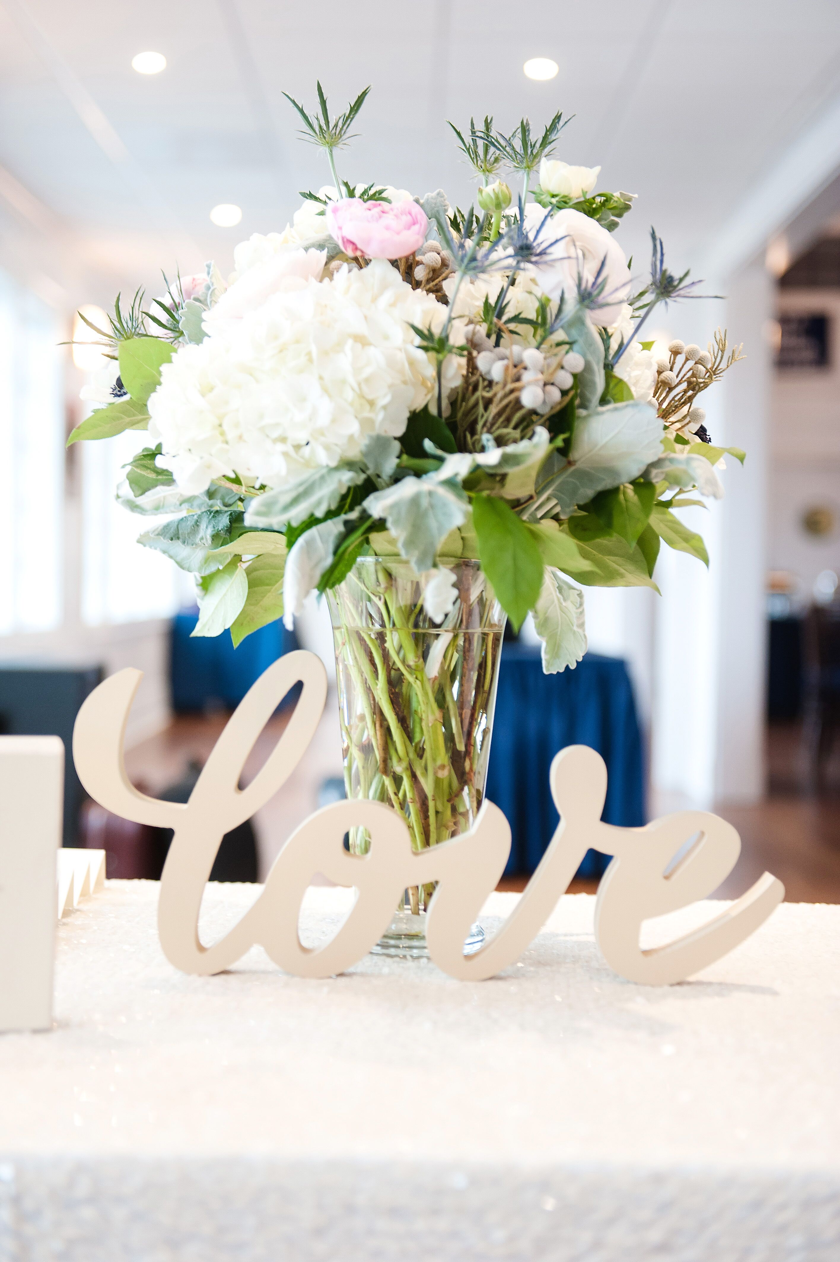 'Love' Wooden Entrance Table Sign