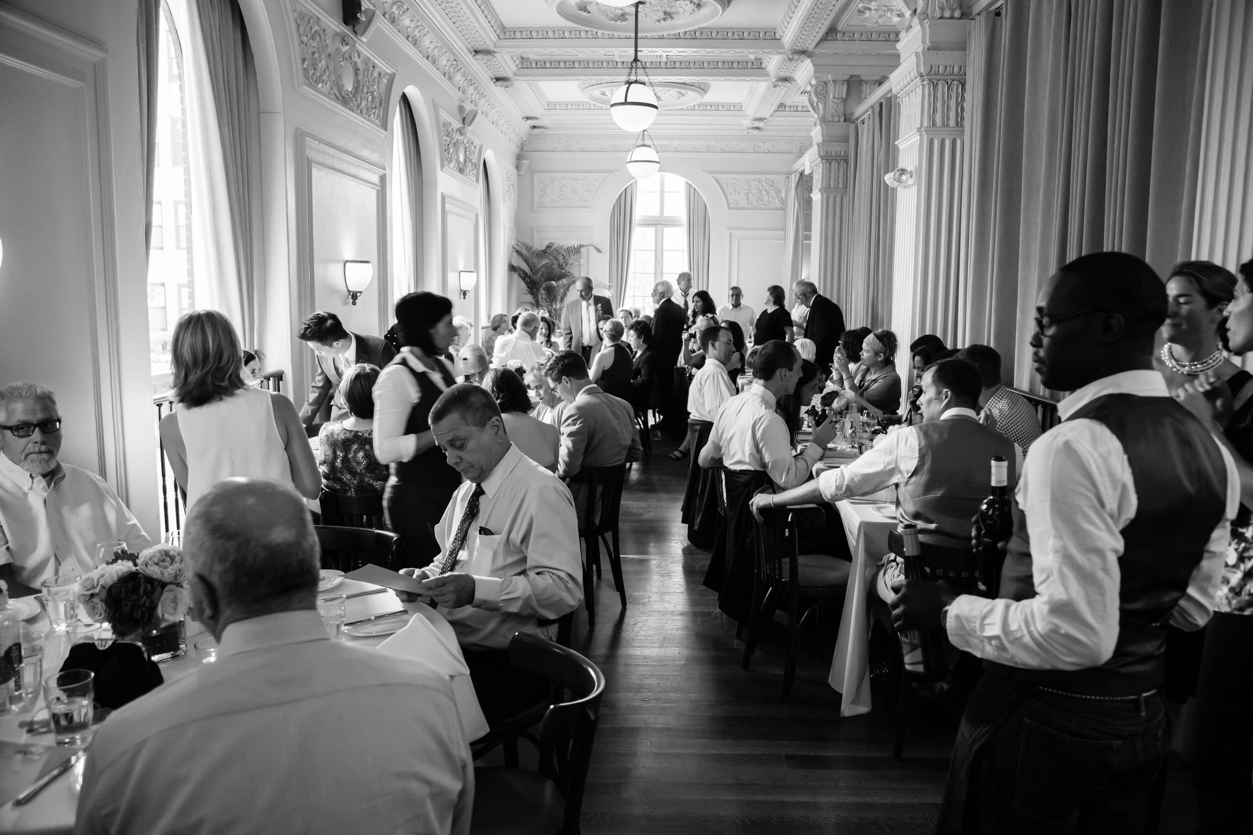 Elegant ROIA Restaurant Reception