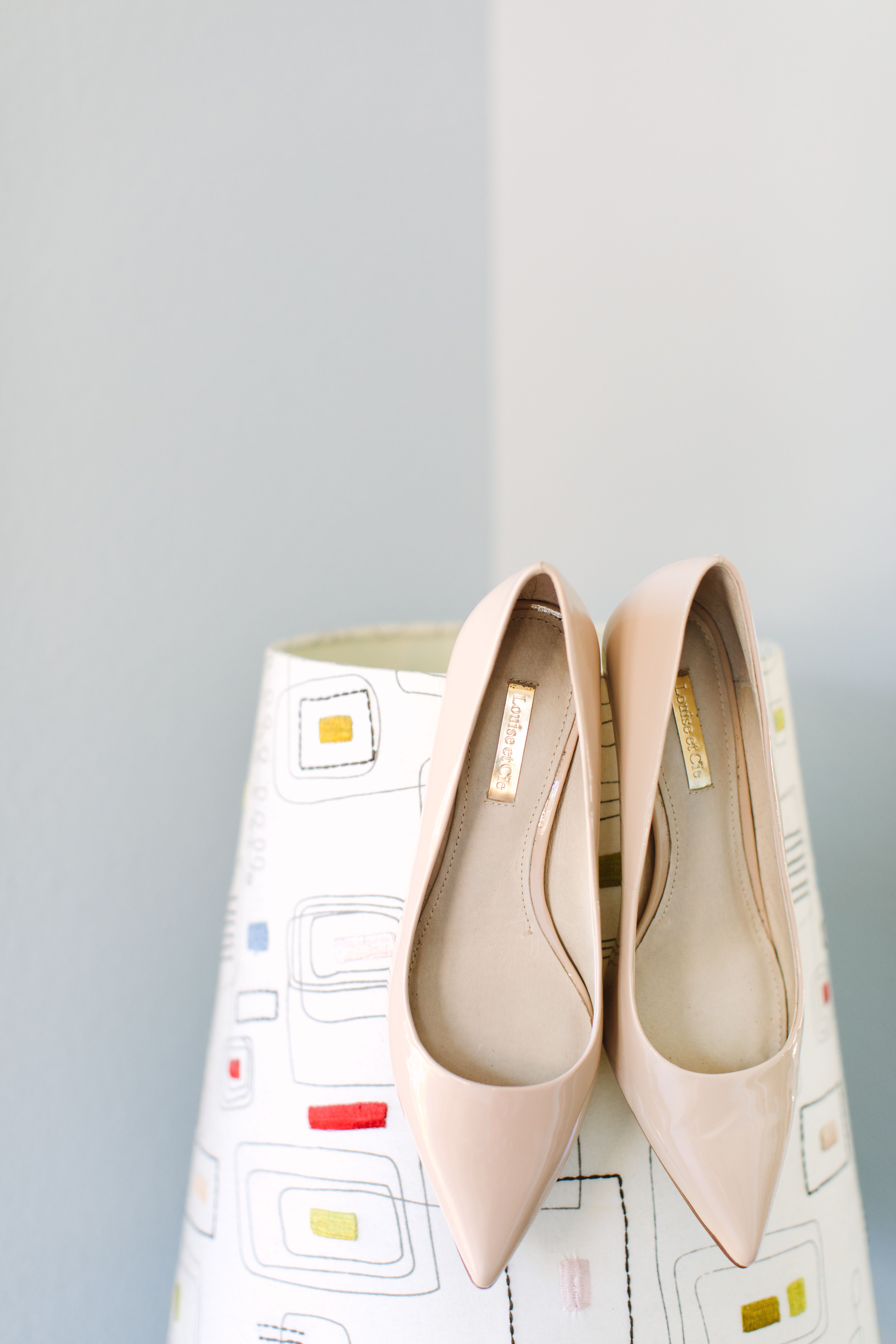 Neutral Leather Flats
