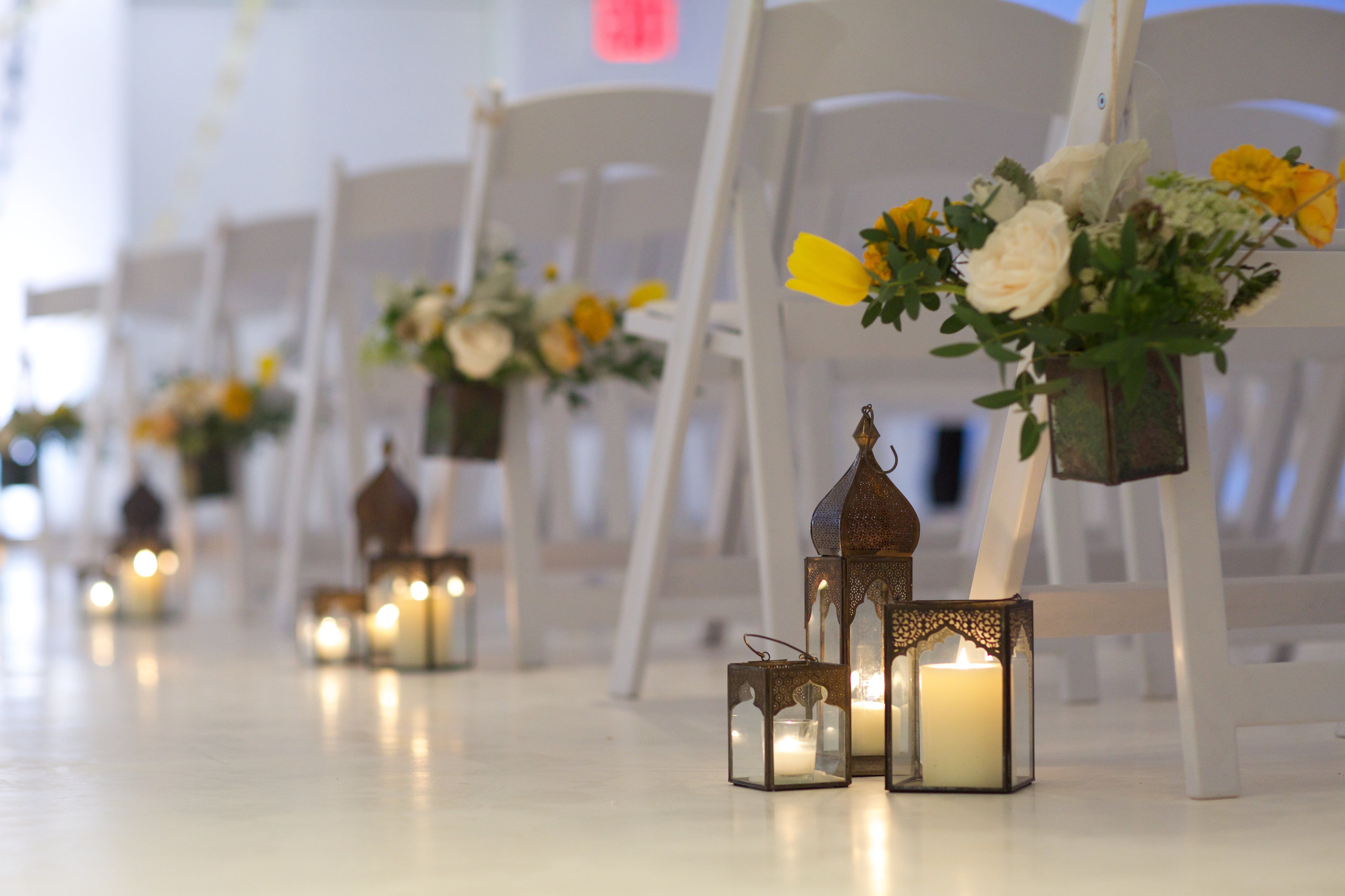 Lantern Aisle Markers Lantern Aisle Markers