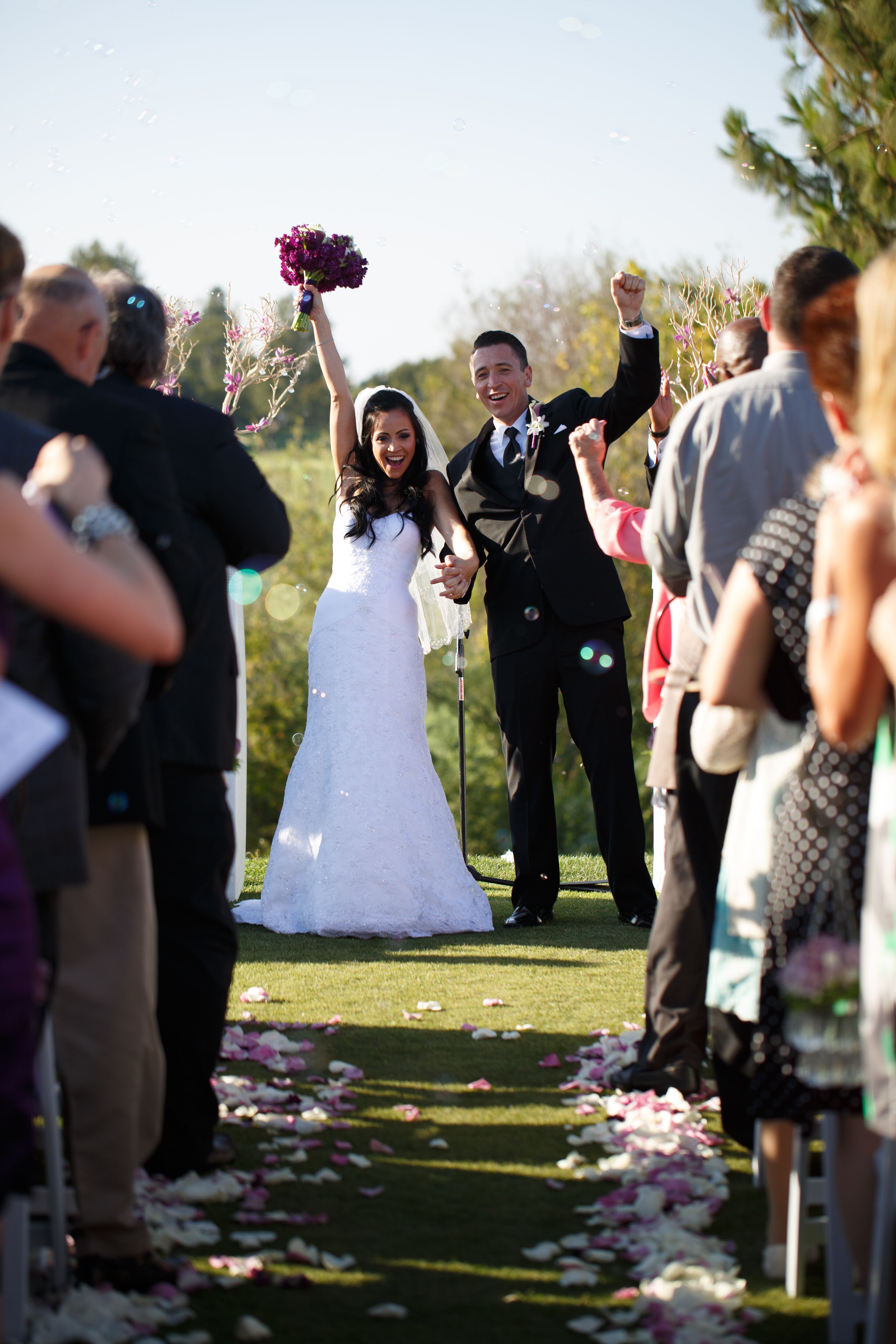 Officially Married Couple, Ceremony Recession