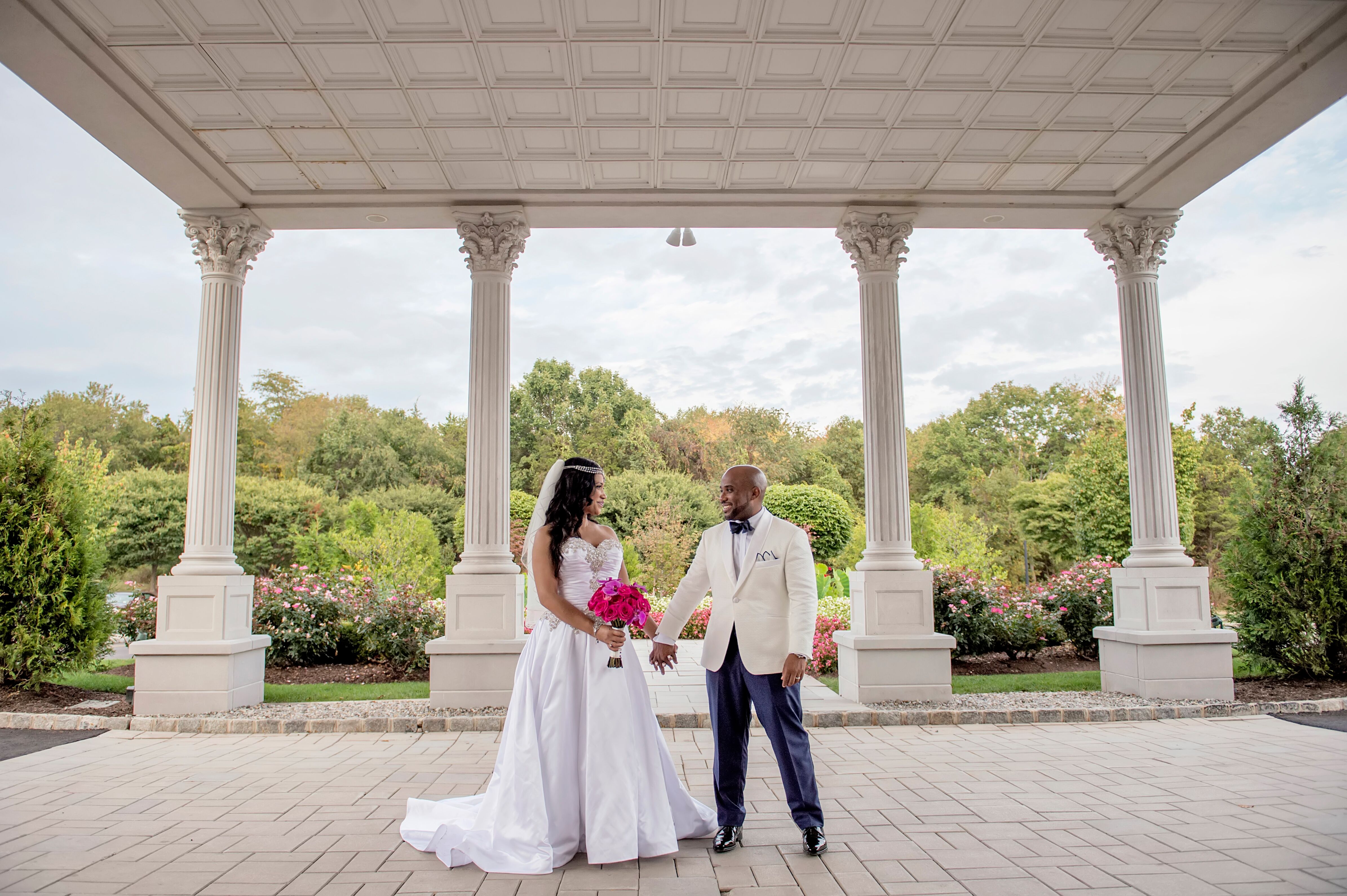 Formal Bride and Groom at the Palace at Somerset Park
