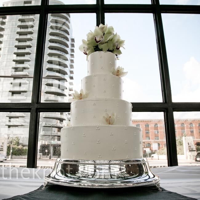 White Chocolate Truffle-Frosted Cake