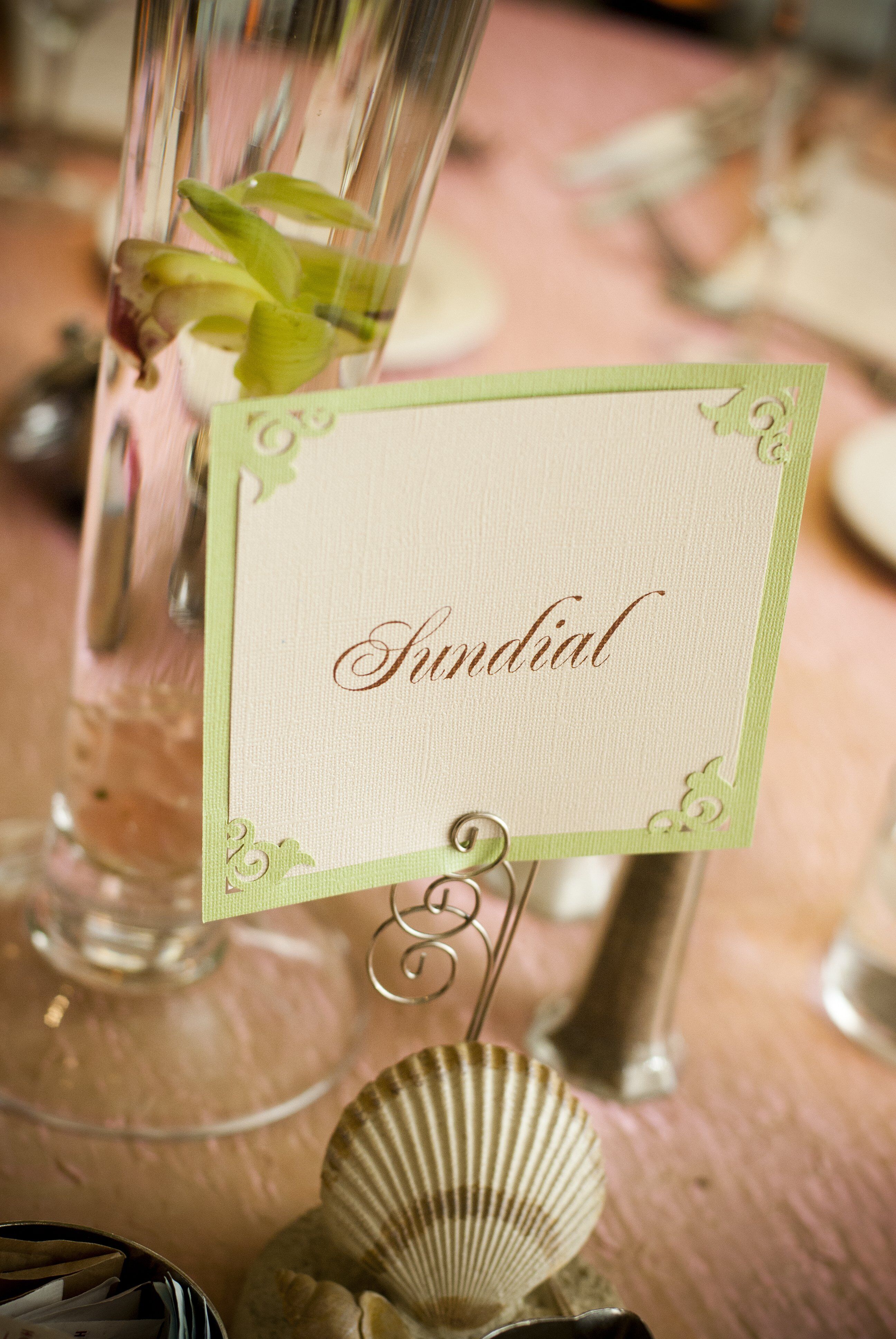 Sage Green Table Cards