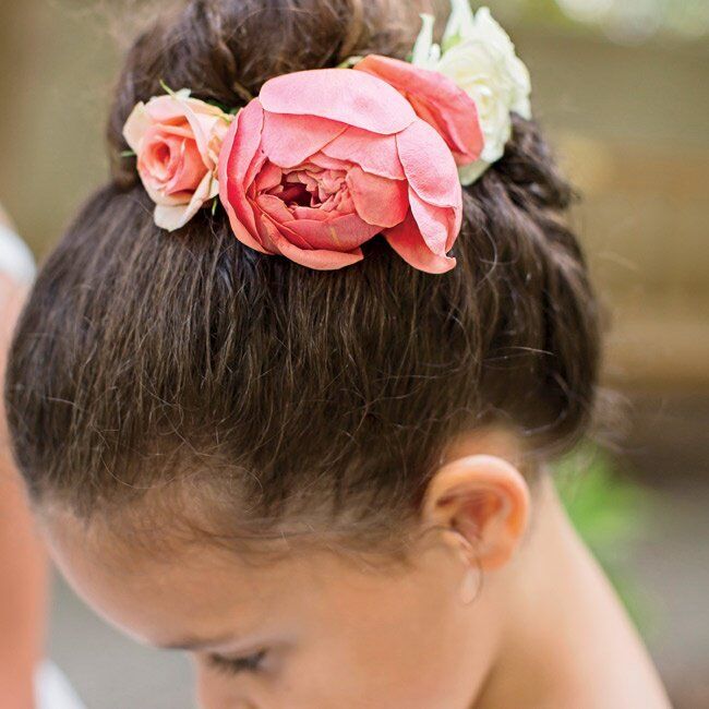 Floral Flower Girl Hairstyle